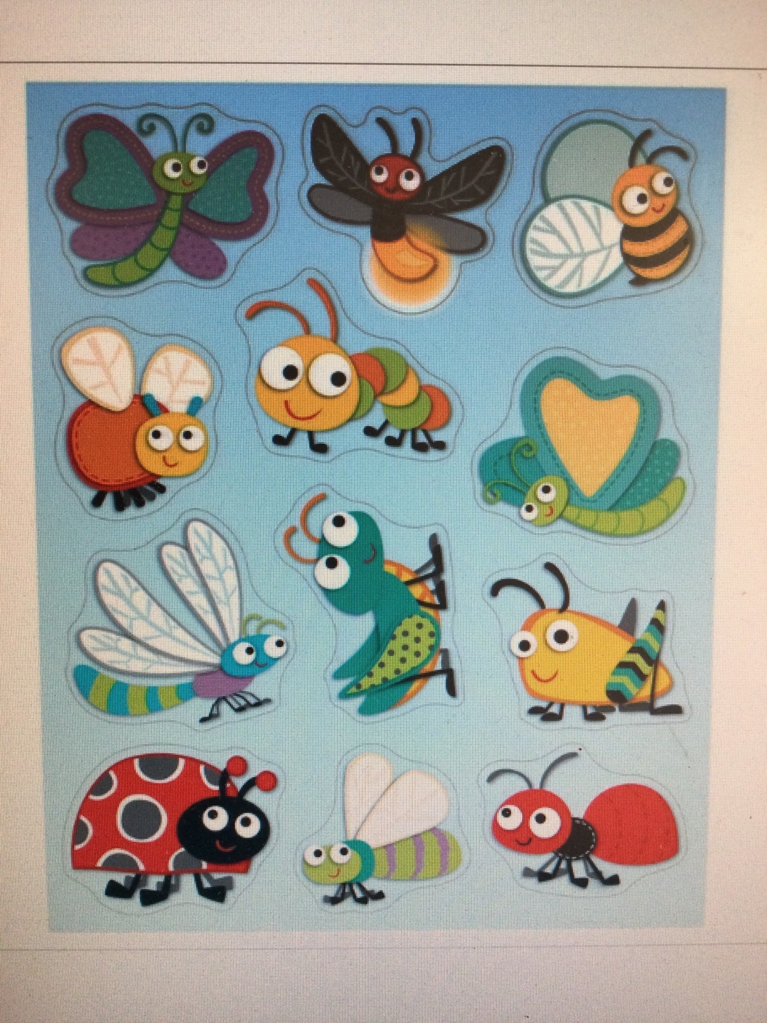 Buggy for Bugs Stickers - School Spot