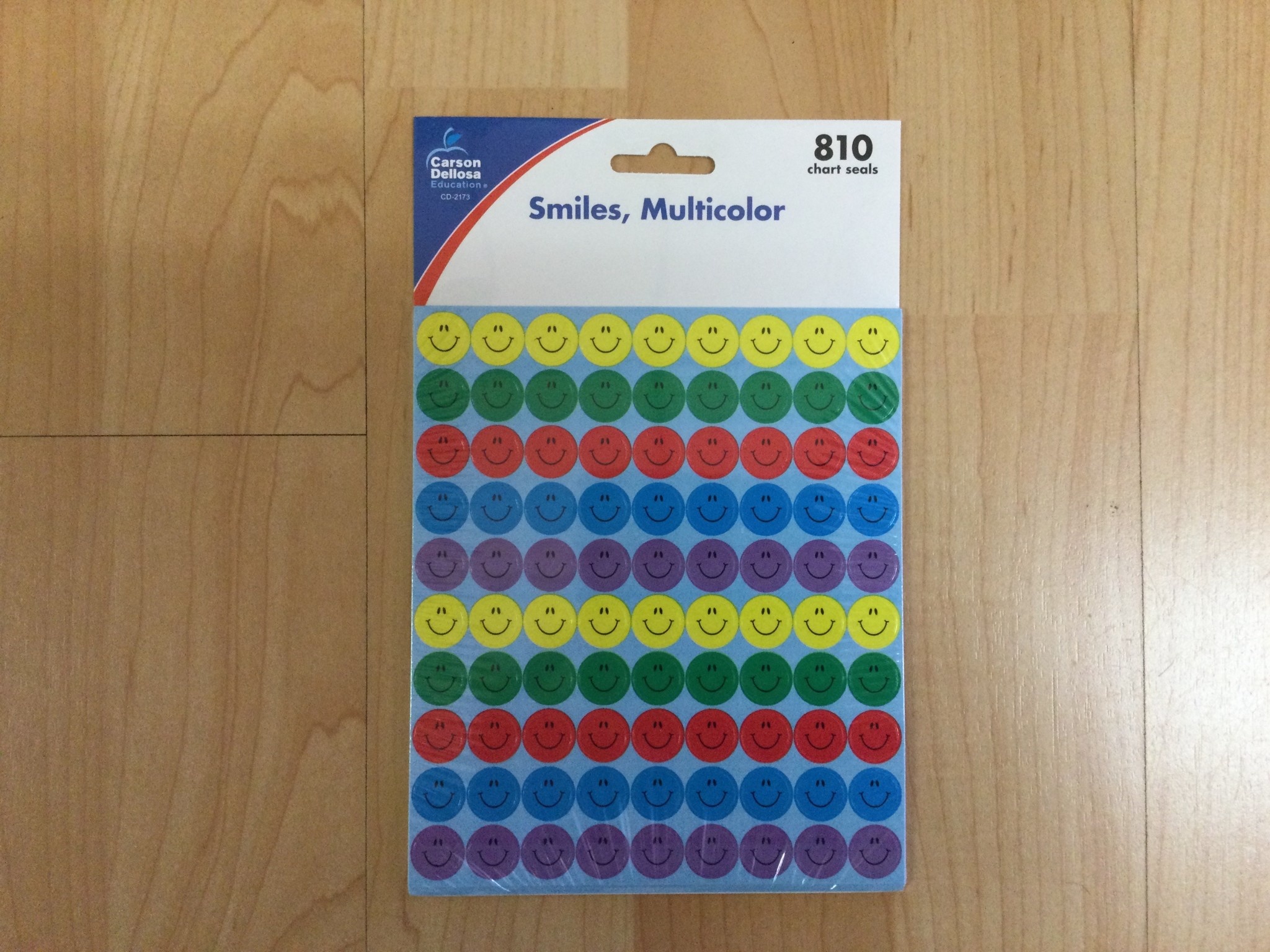 Multicolor Mini Smiley Face Stickers - School Spot