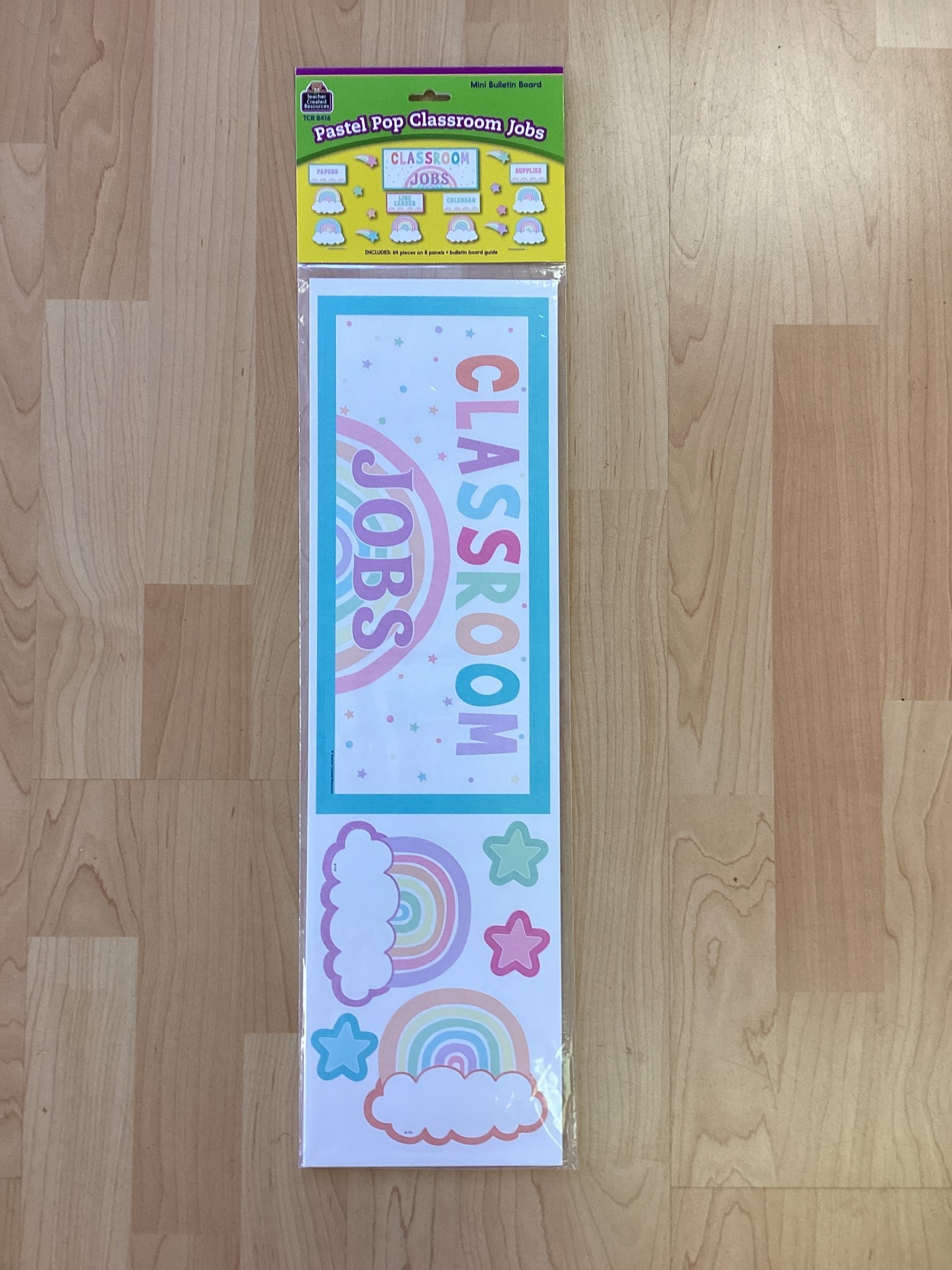 Pastel Pop Classroom Jobs Mini Bulletin Board - School Spot
