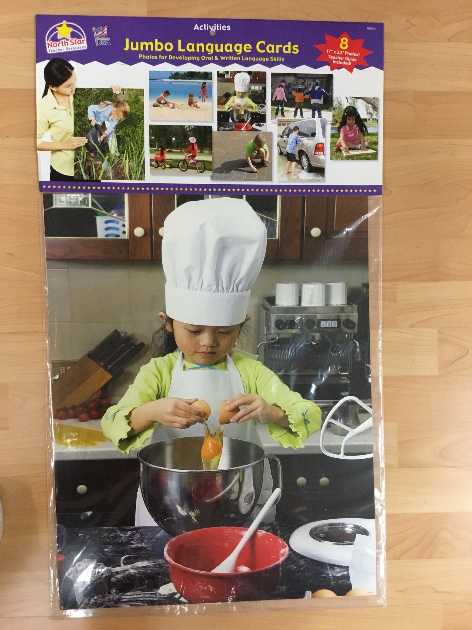 Jumbo Language Cards Bulletin Board - School Spot