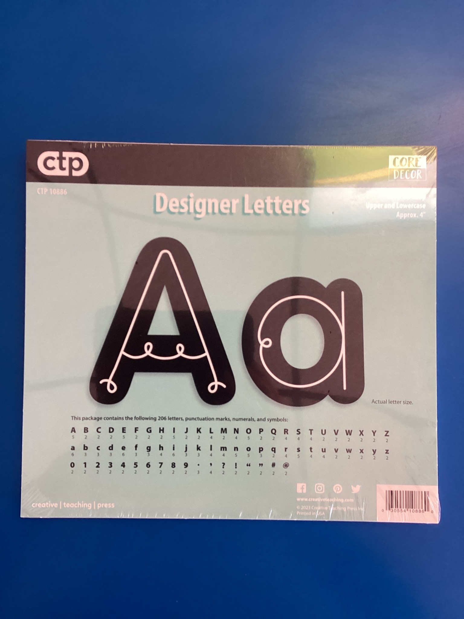 4" Loop de Loop Letters - School Spot