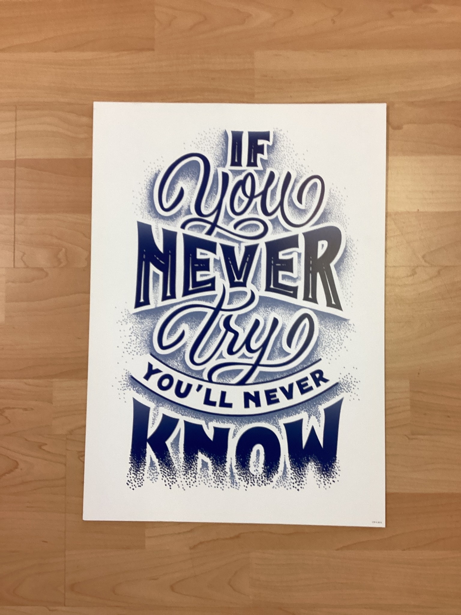 If You Never Try Poster - School Spot