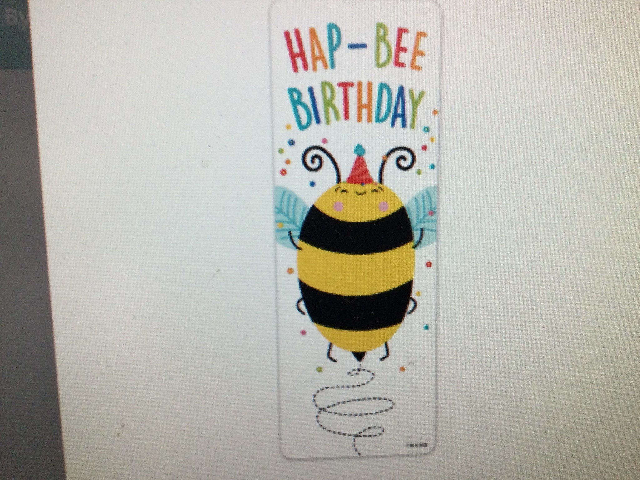 Happy Birthday Bees Bookmarks 30 pk - School Spot