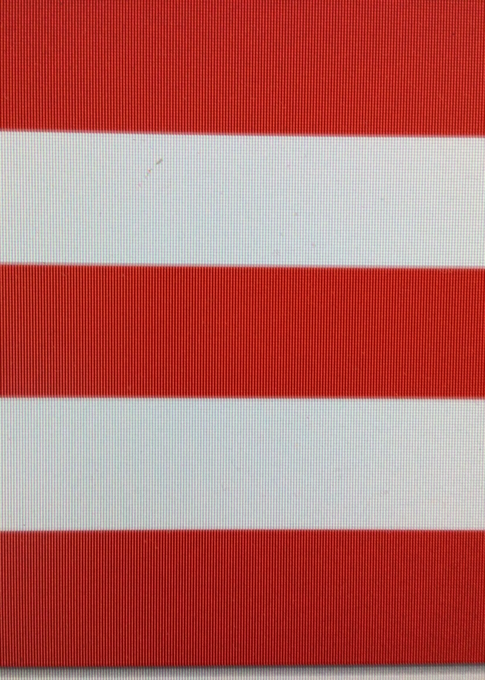 Red & White Stripes Border - School Spot