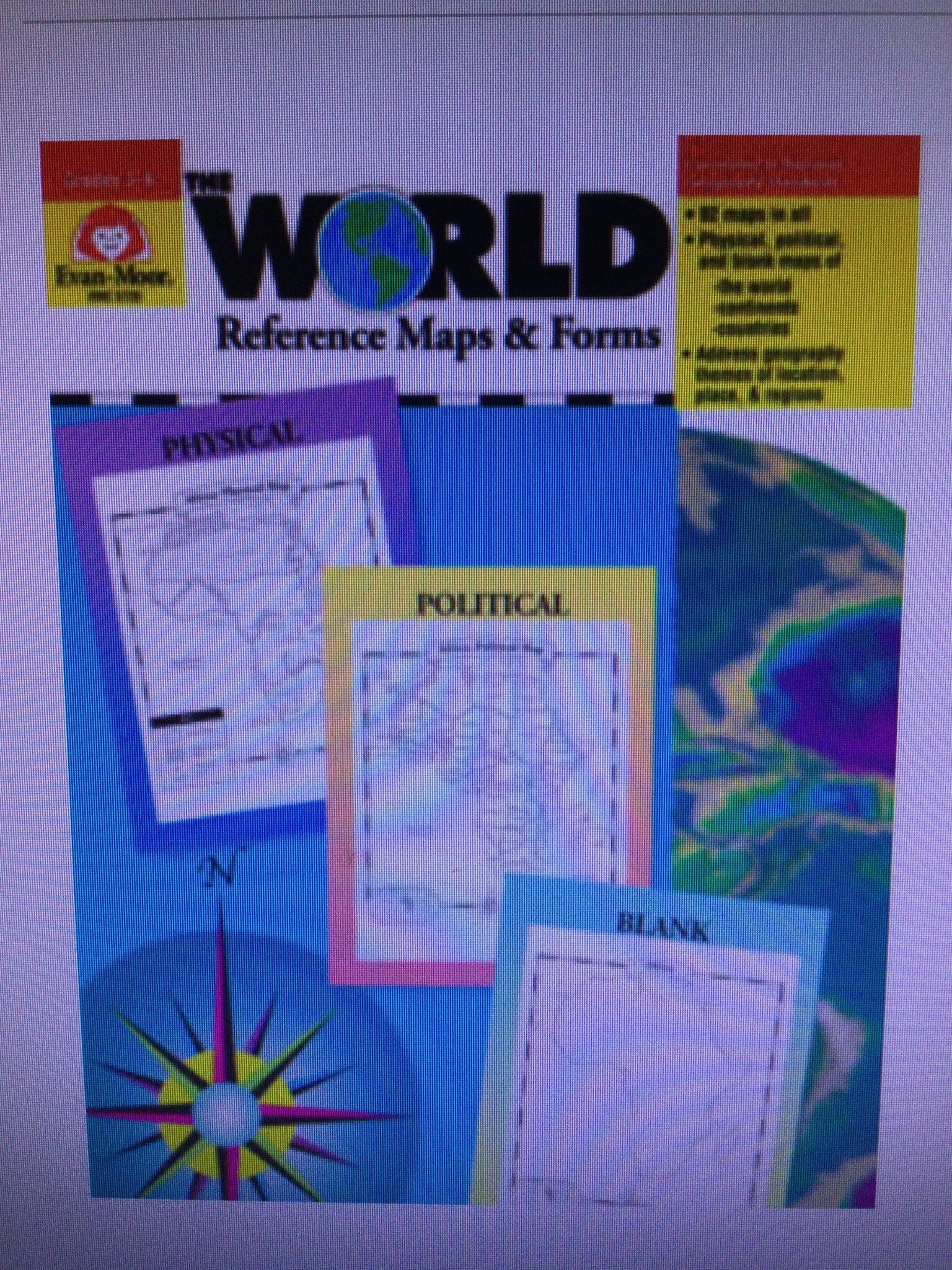 The World Reference Maps & Forms Gr 3-6 - School Spot
