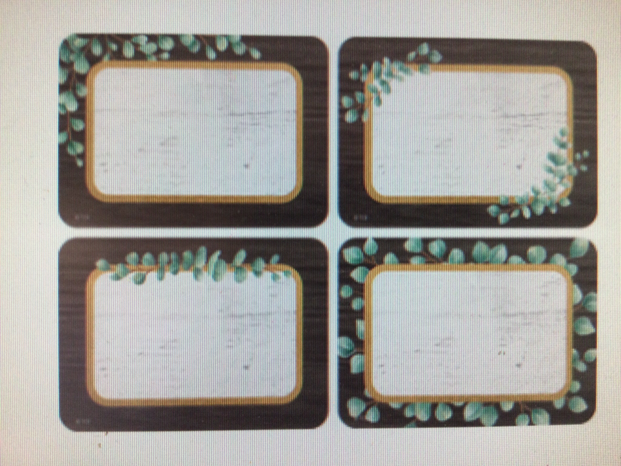 Eucalyptus Name Tags - School Spot