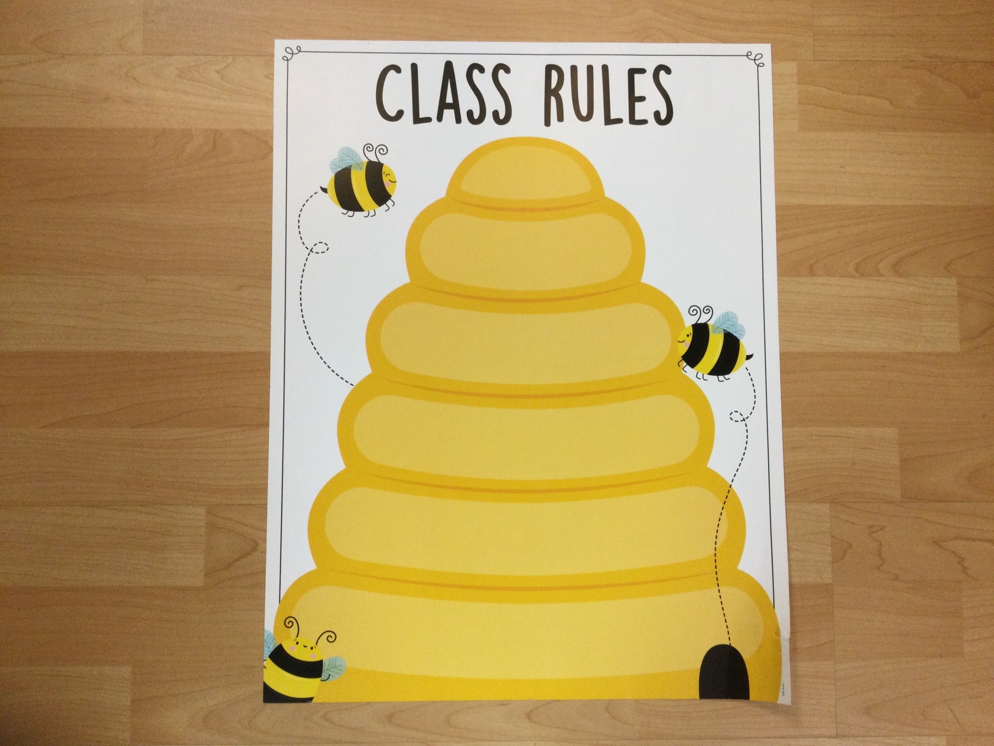 Bees Class Rules Chart - School Spot