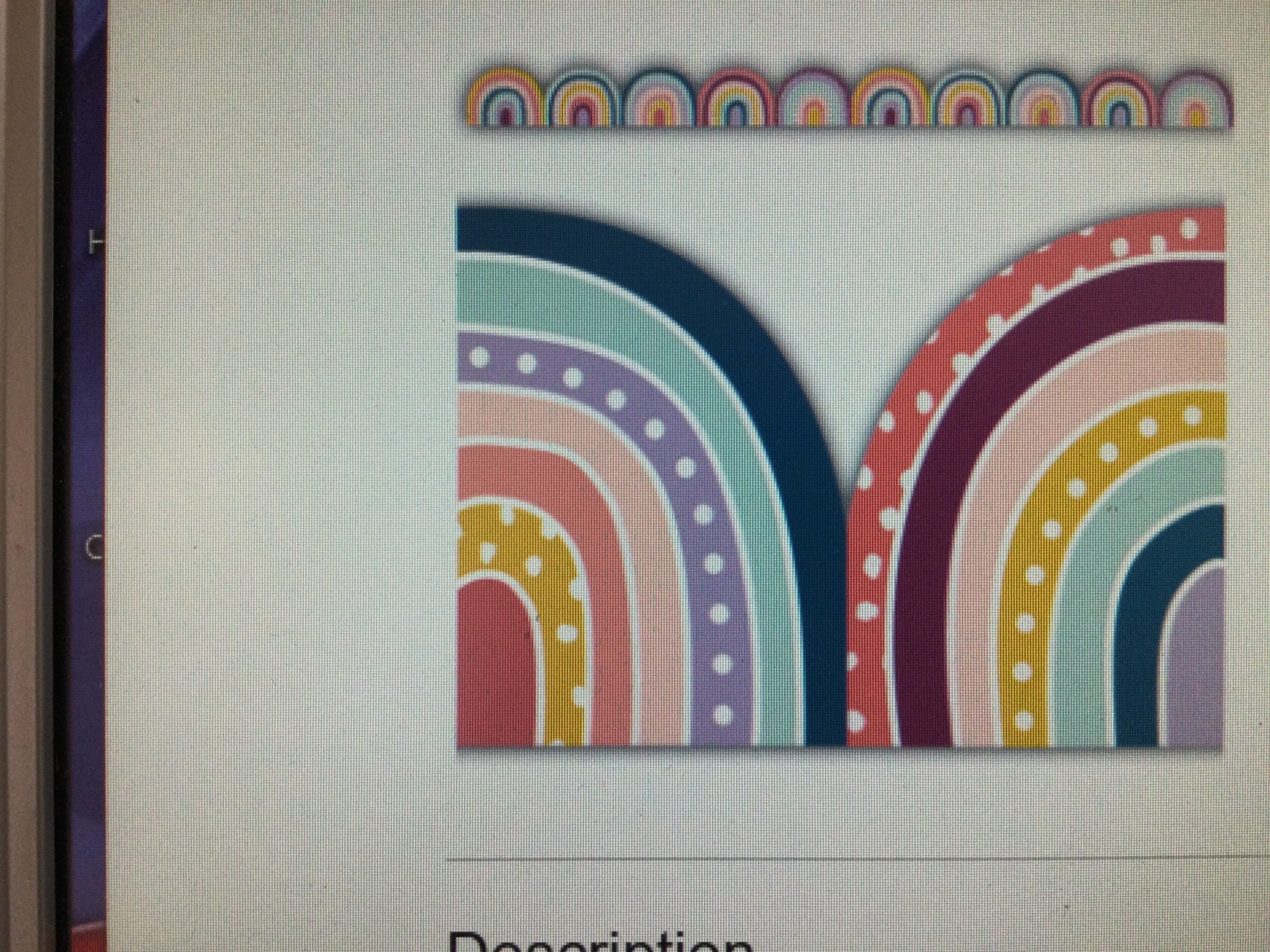 Oh Happy Day Rainbow Border - School Spot