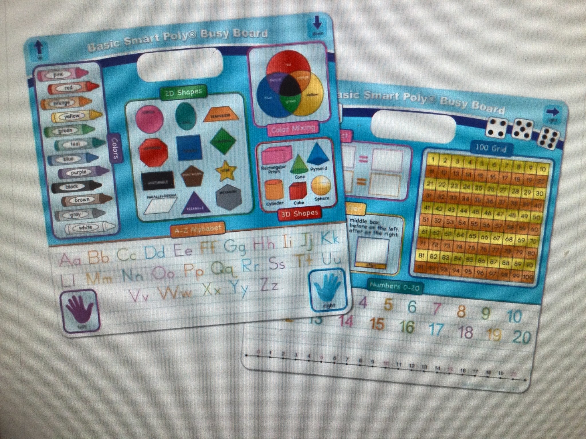 Basic Smart Poly Busy Board - School Spot