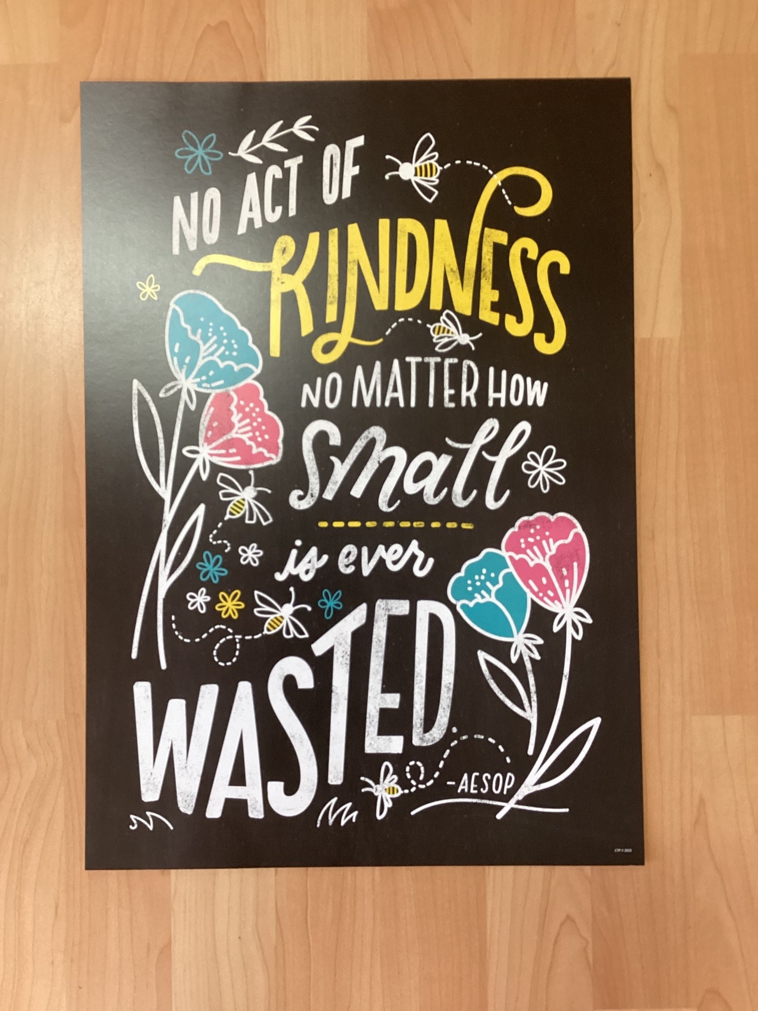 Chalkboard No Act of Kindness Poster - School Spot