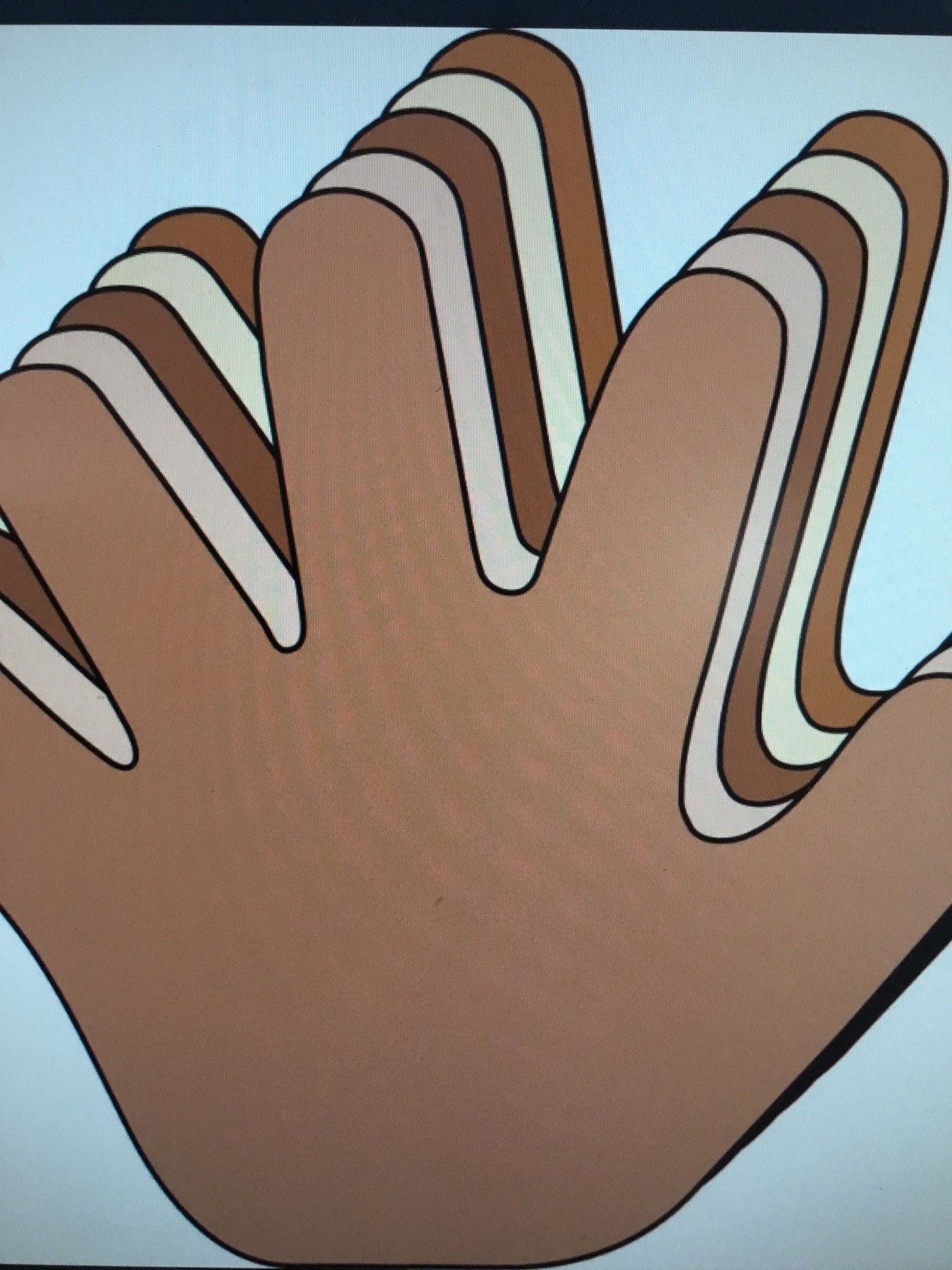 Multicultural Hand Cutouts - School Spot