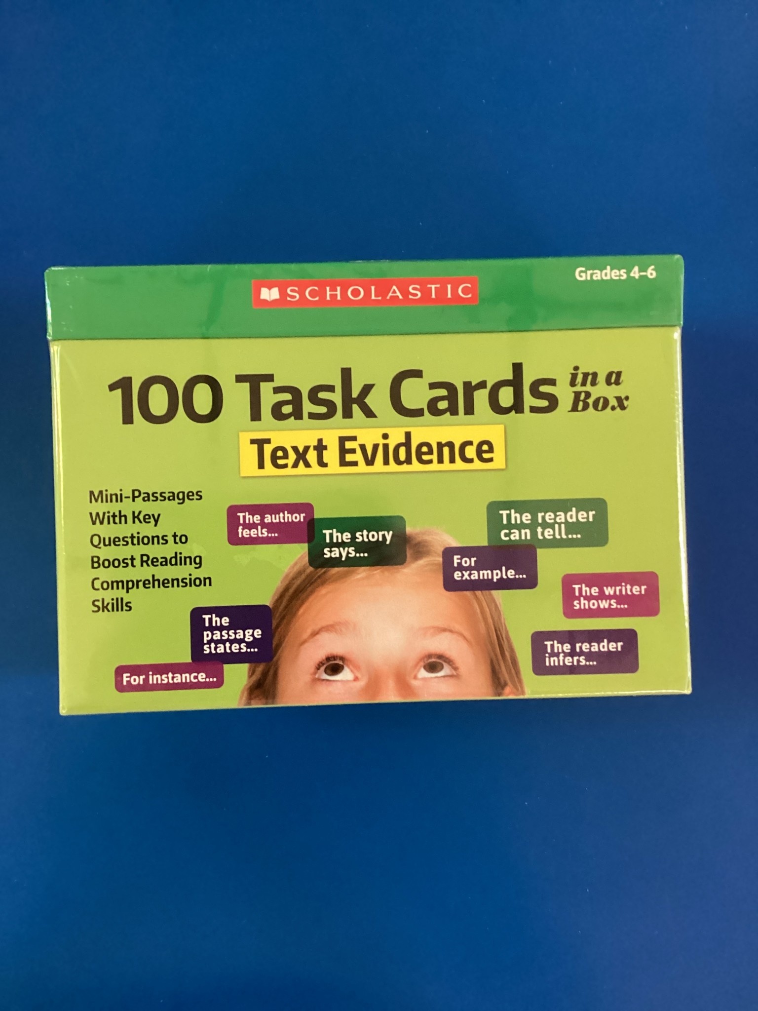 100 Task Cards in a Box - Text Evidence - School Spot