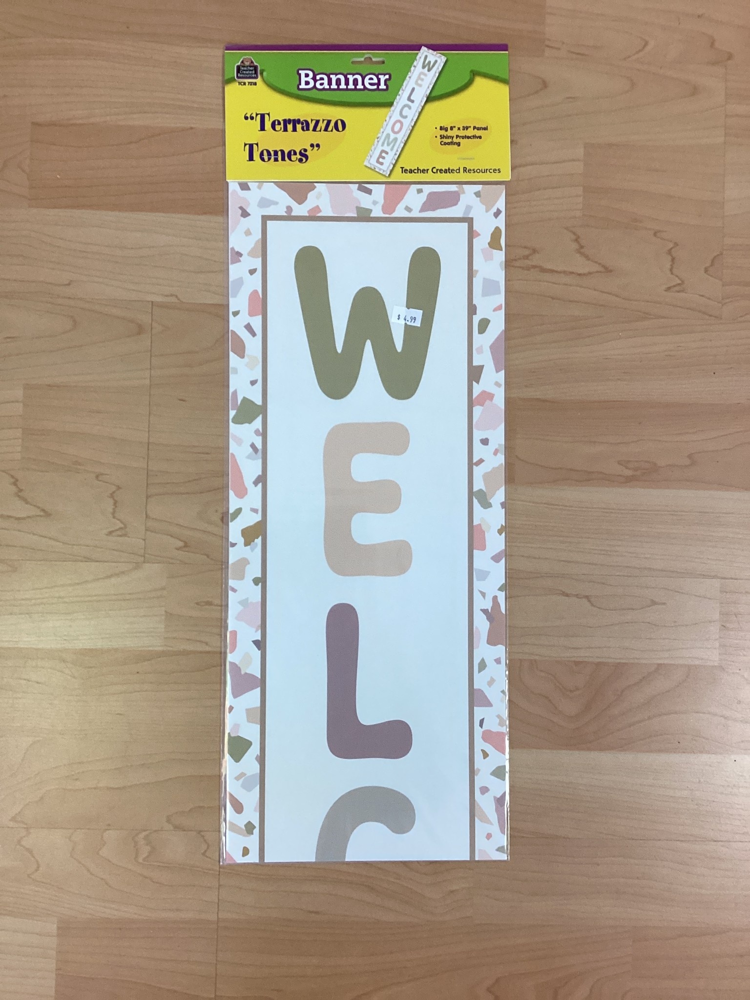 Terrazzo Tones Welcome Banner - School Spot