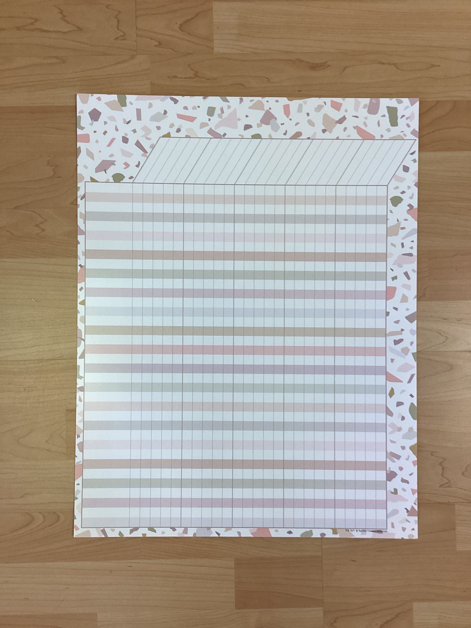 Terrazzo Tones Incentive Chart - School Spot