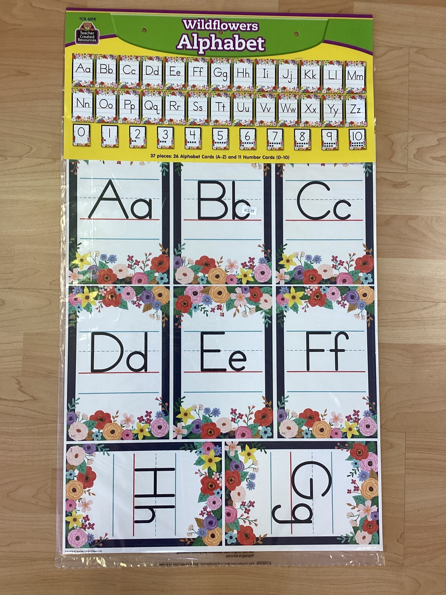 Wildflowers Alphabet Bulletin Board - School Spot