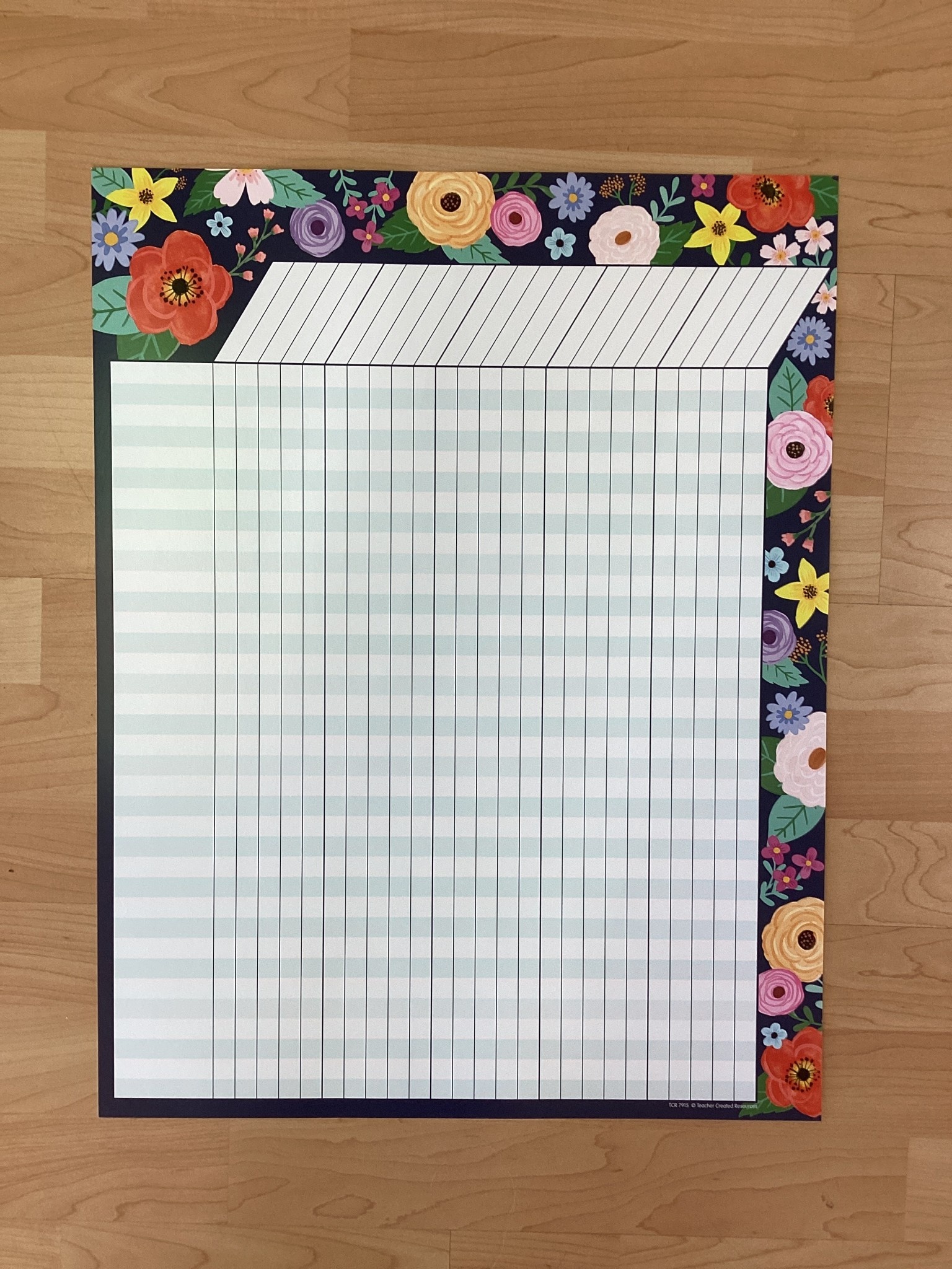 Wildflowers Incentive Chart - School Spot