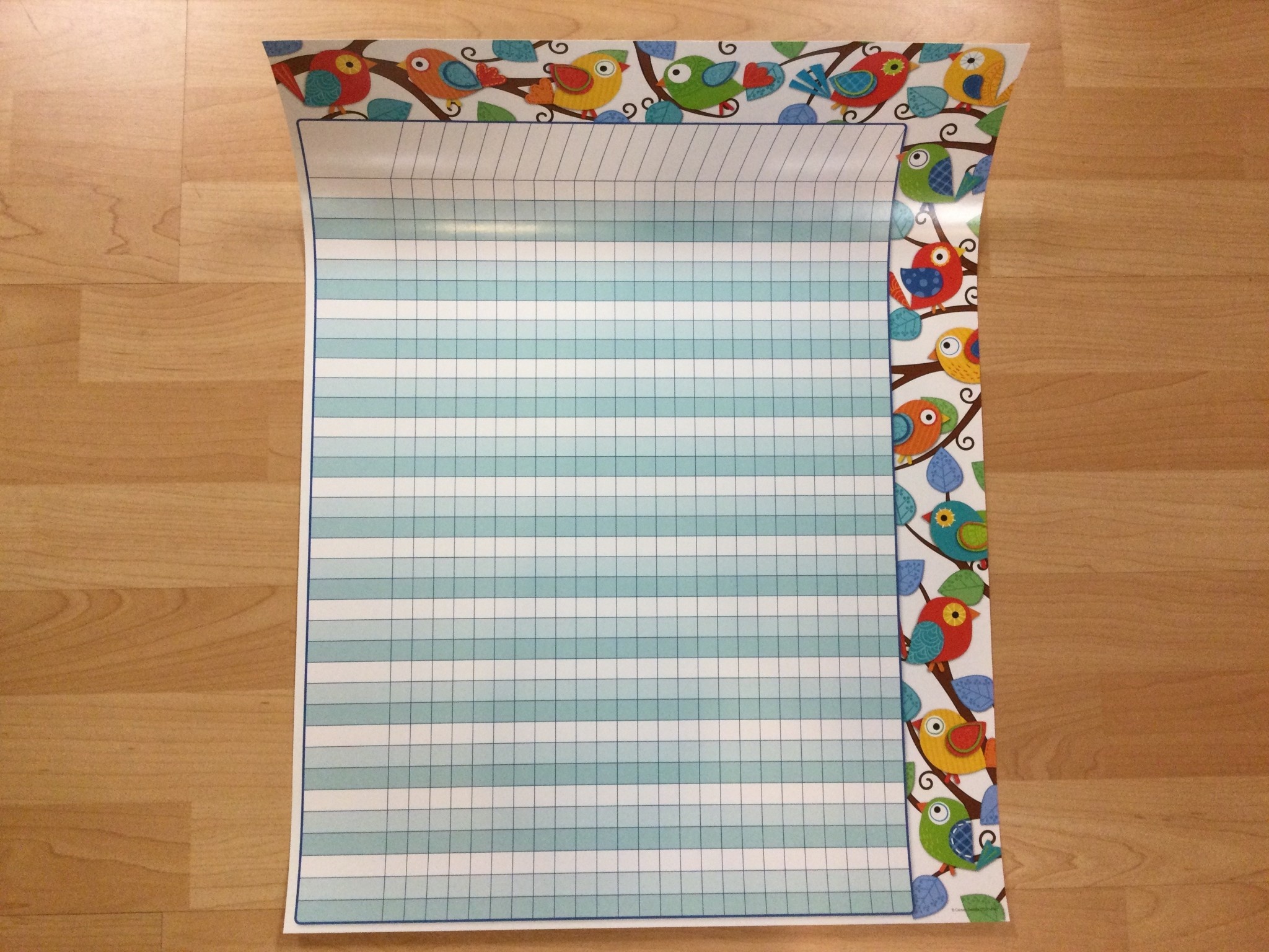 Boho Birds Incentive Chart - School Spot