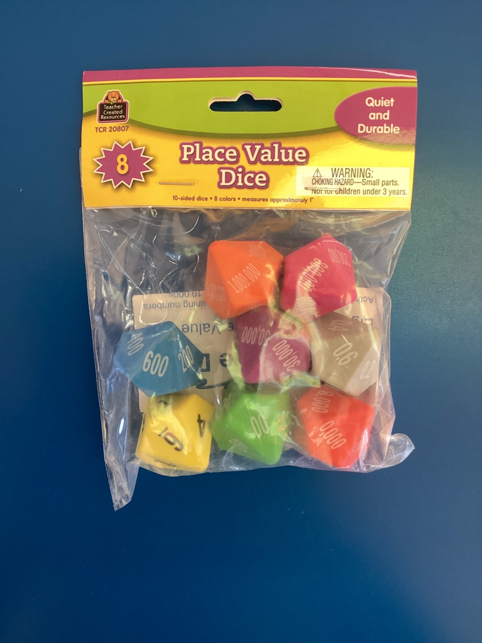 Place Value Dice 8 pack - School Spot