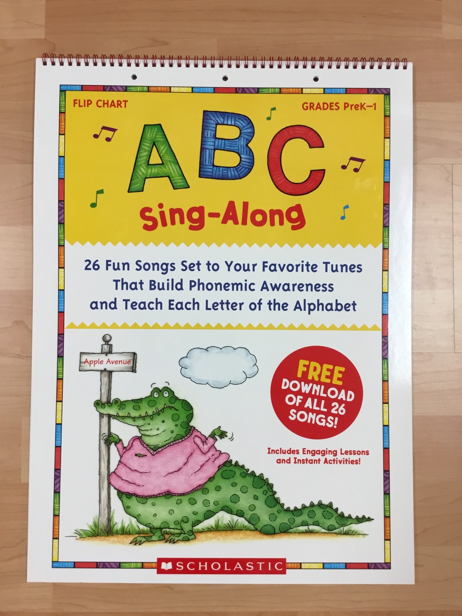 ABC Sing Along Flip Chart - School Spot