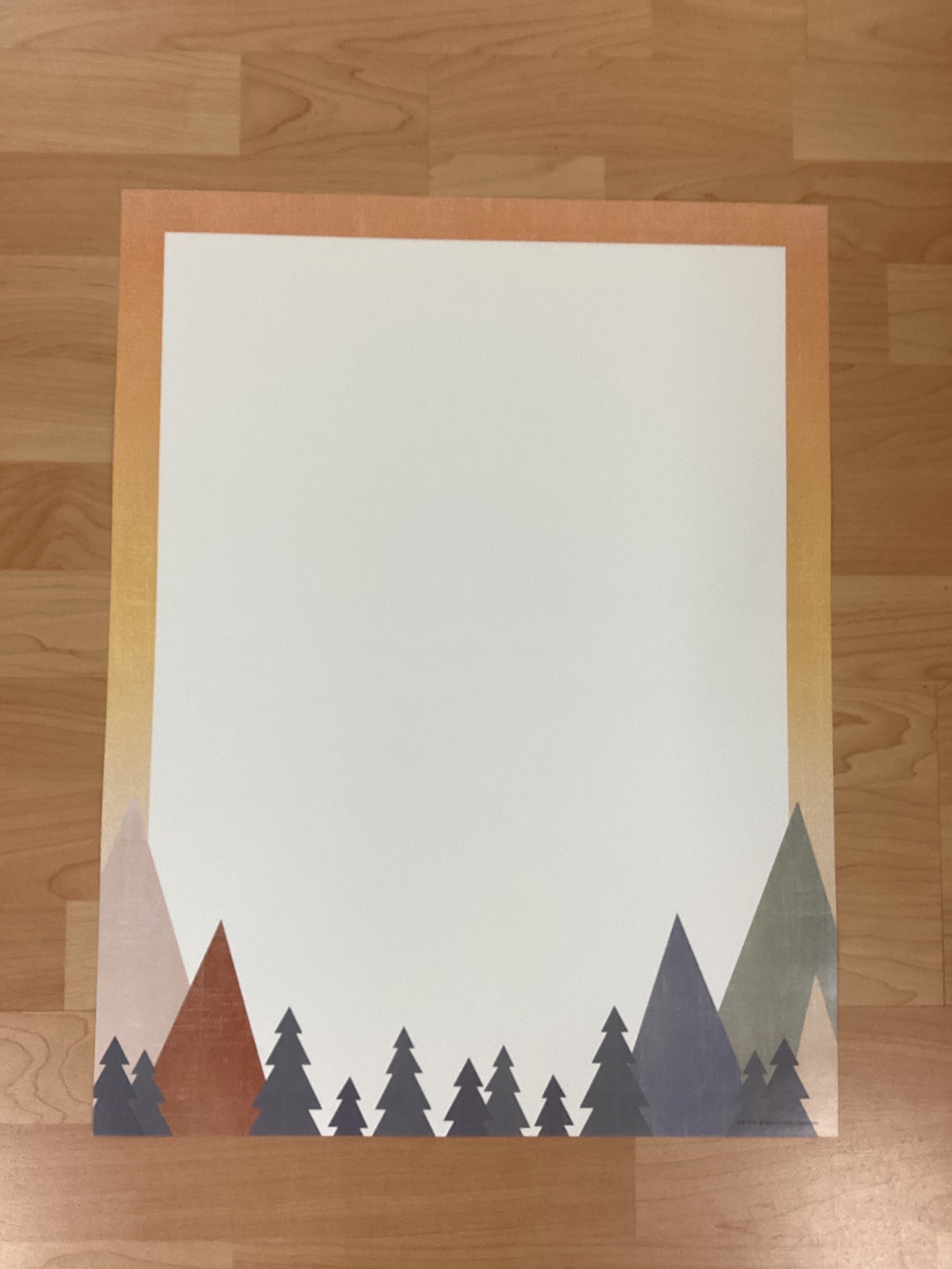 Moving Mountains Blank Chart - School Spot