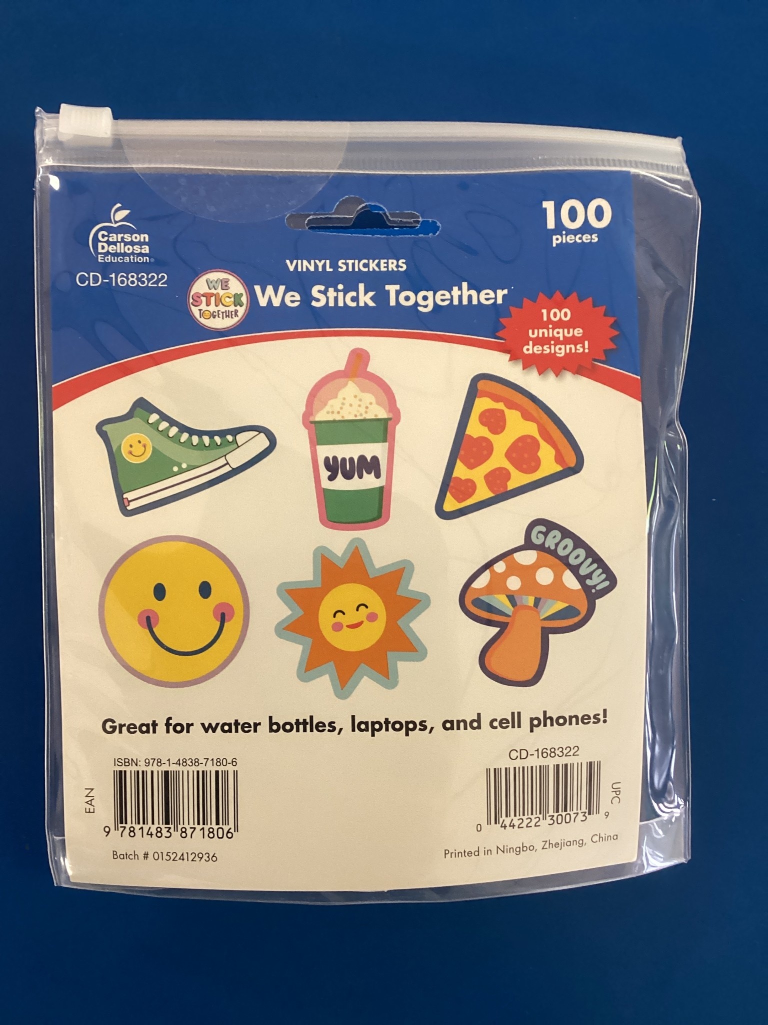 100 We Stick Together Vinyl Stickers - School Spot