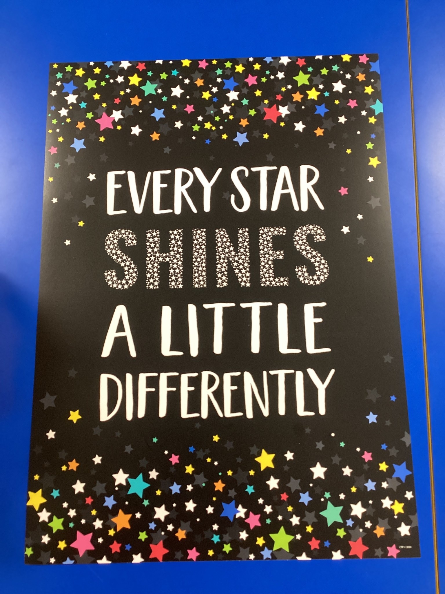 Star Bright Every Star Shines a Little Differently Poster - School Spot
