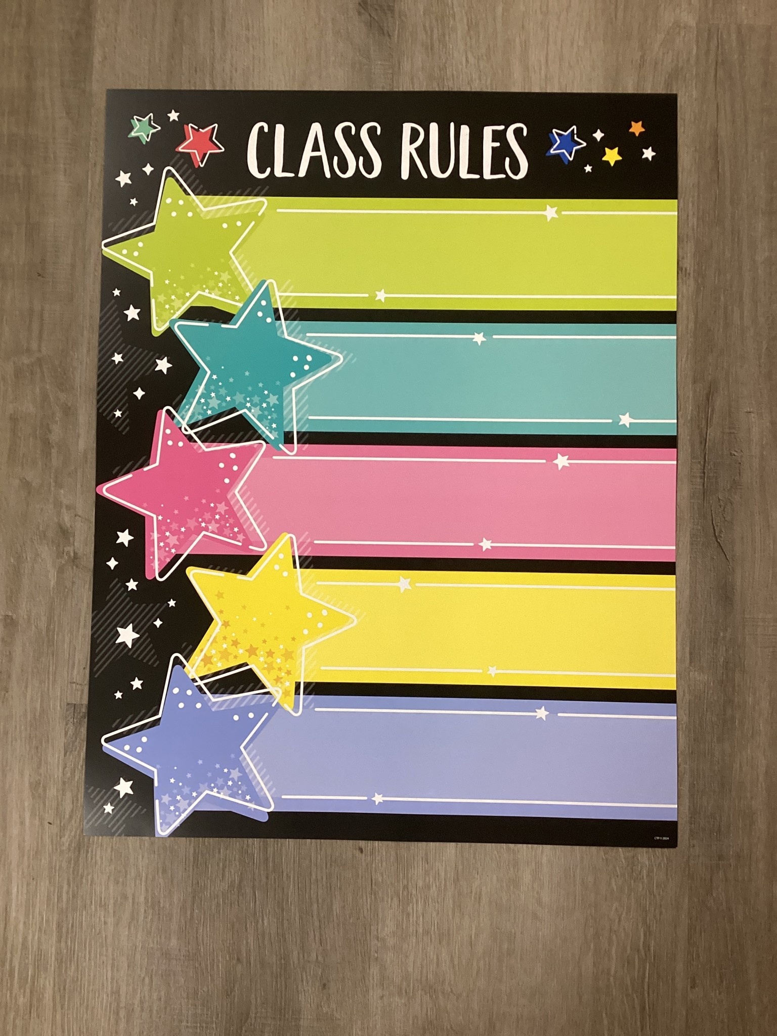 Star Bright Class Rules Chart - School Spot