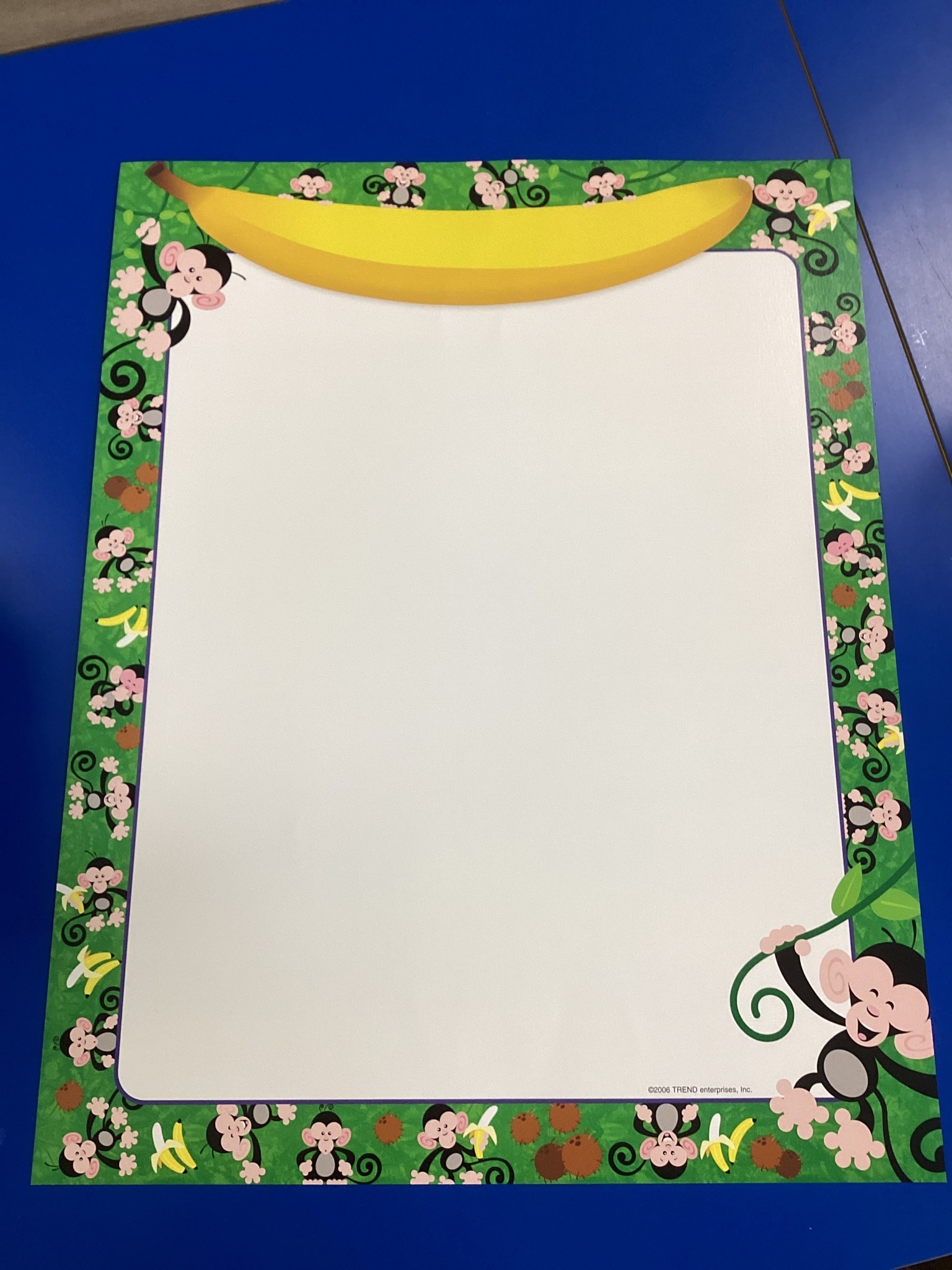 Monkey Mischief Learning Chart - School Spot