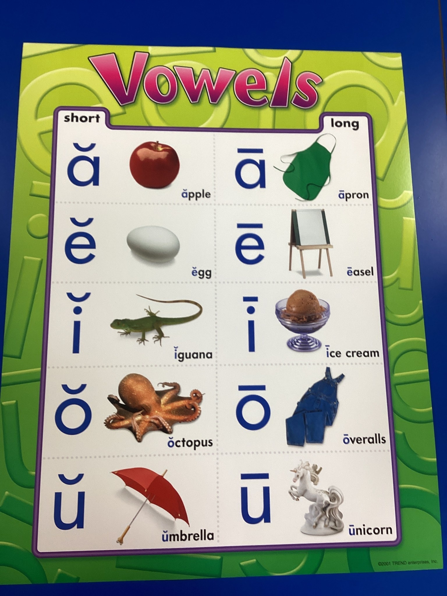 Vowels Chart - School Spot
