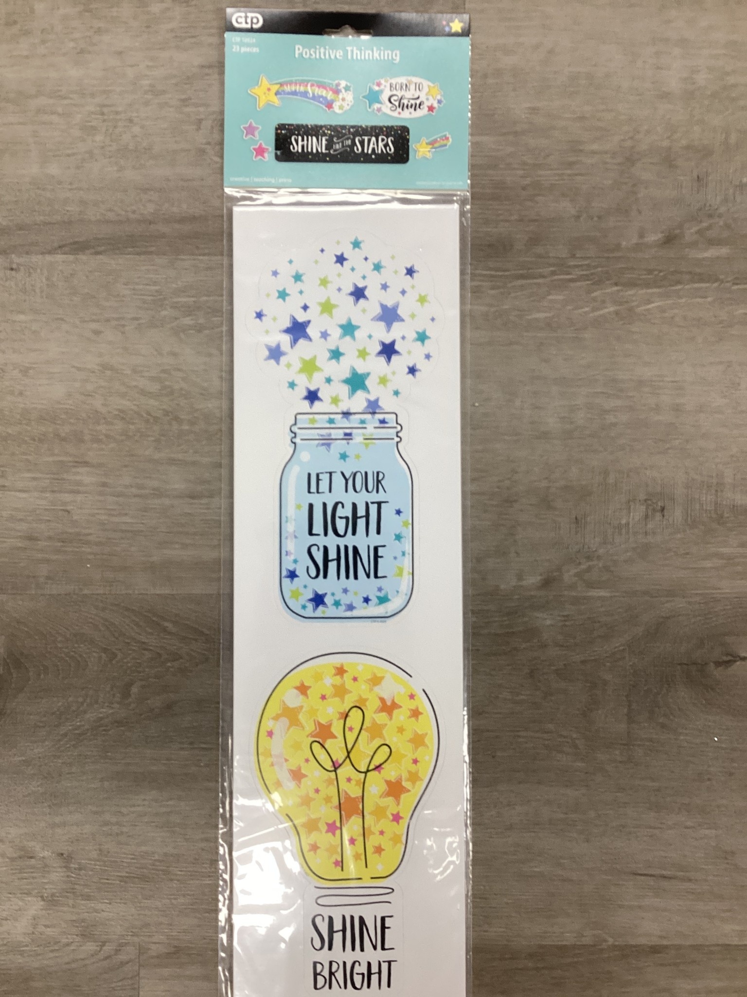 Star Bright Positive Thinking Mini Bulletin Board - School Spot