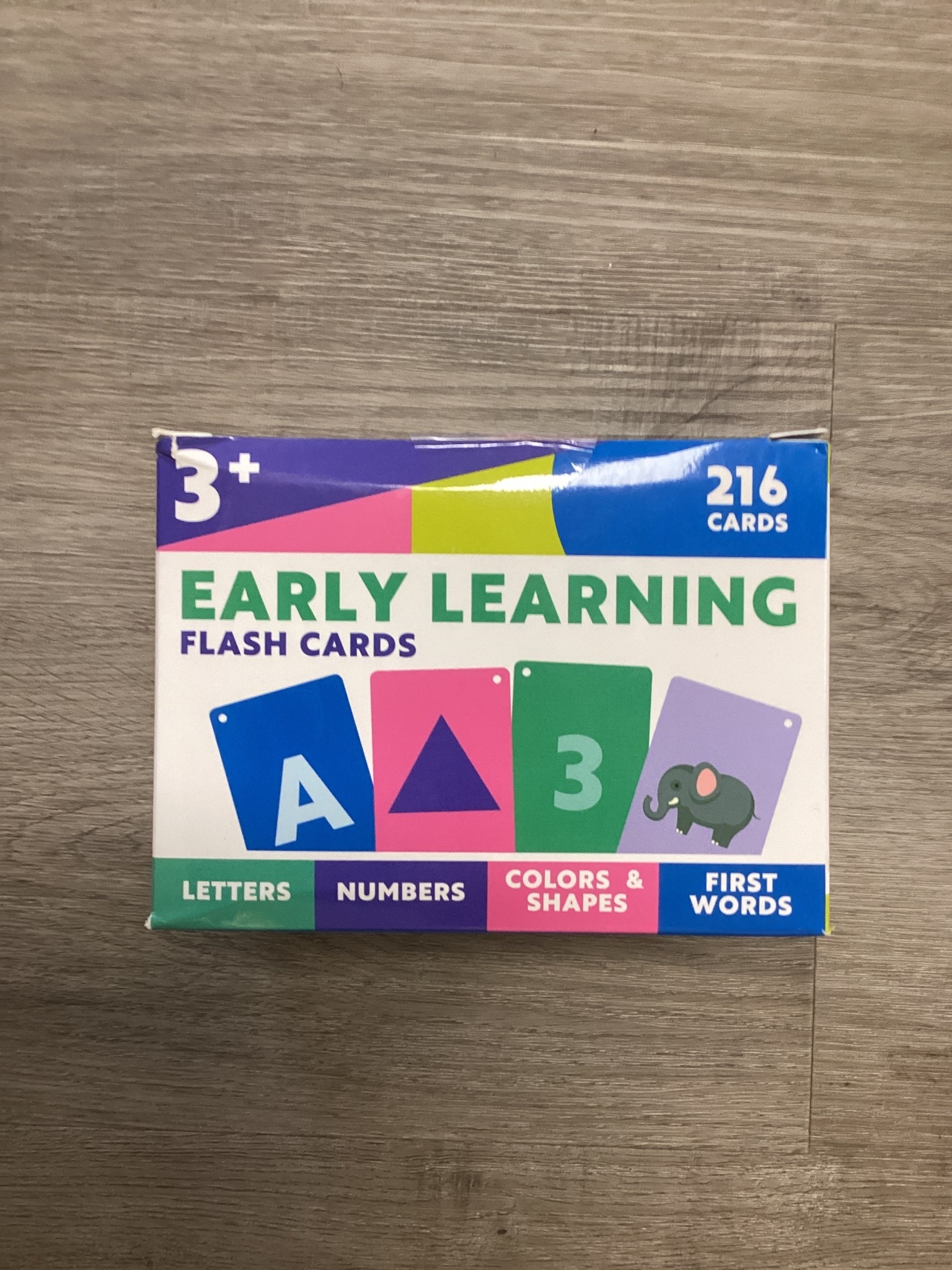 Early Learning Flash Card Set PreK-1 216 Cards - School Spot