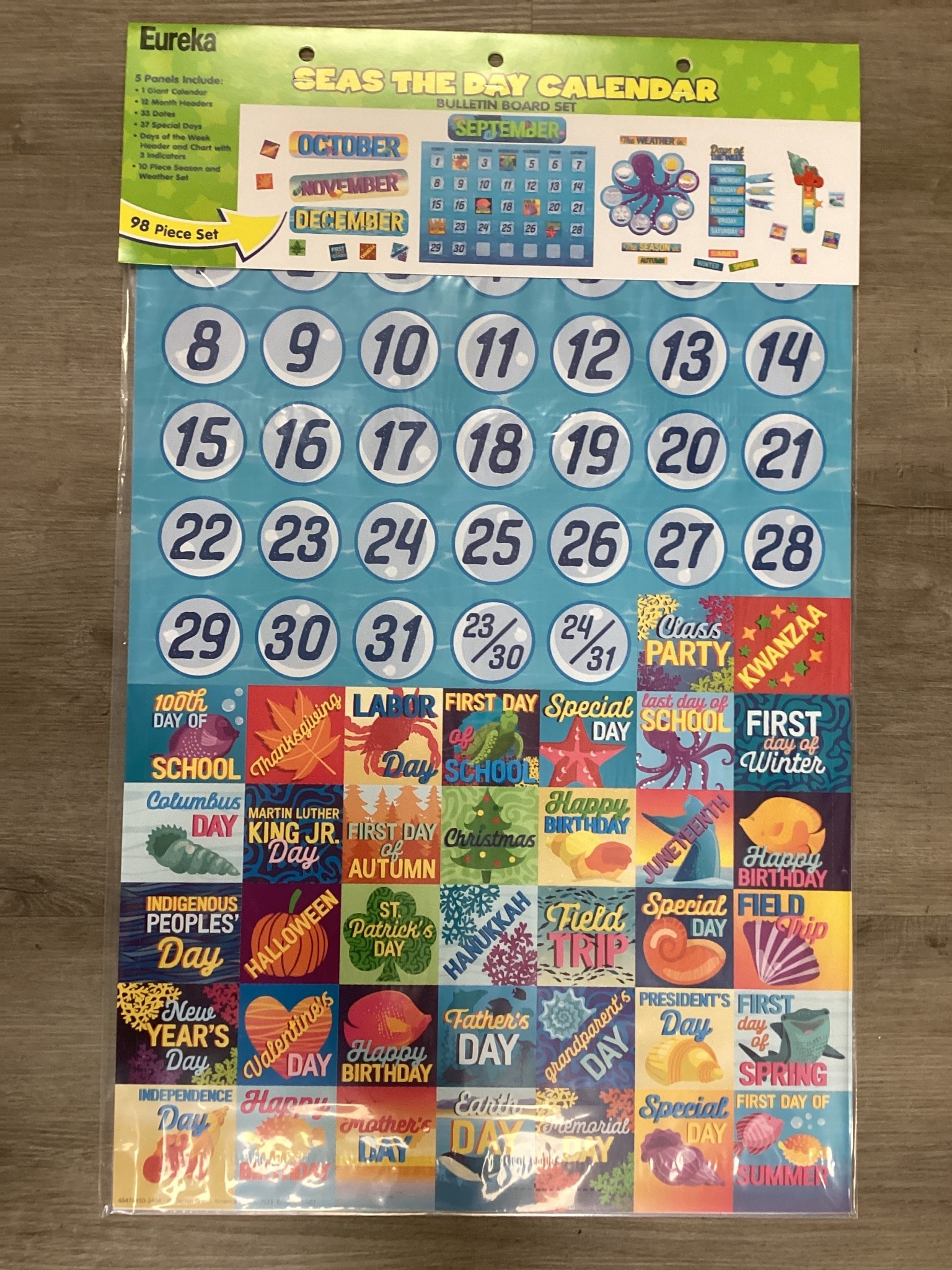 Seas the Day Calendar Set - School Spot