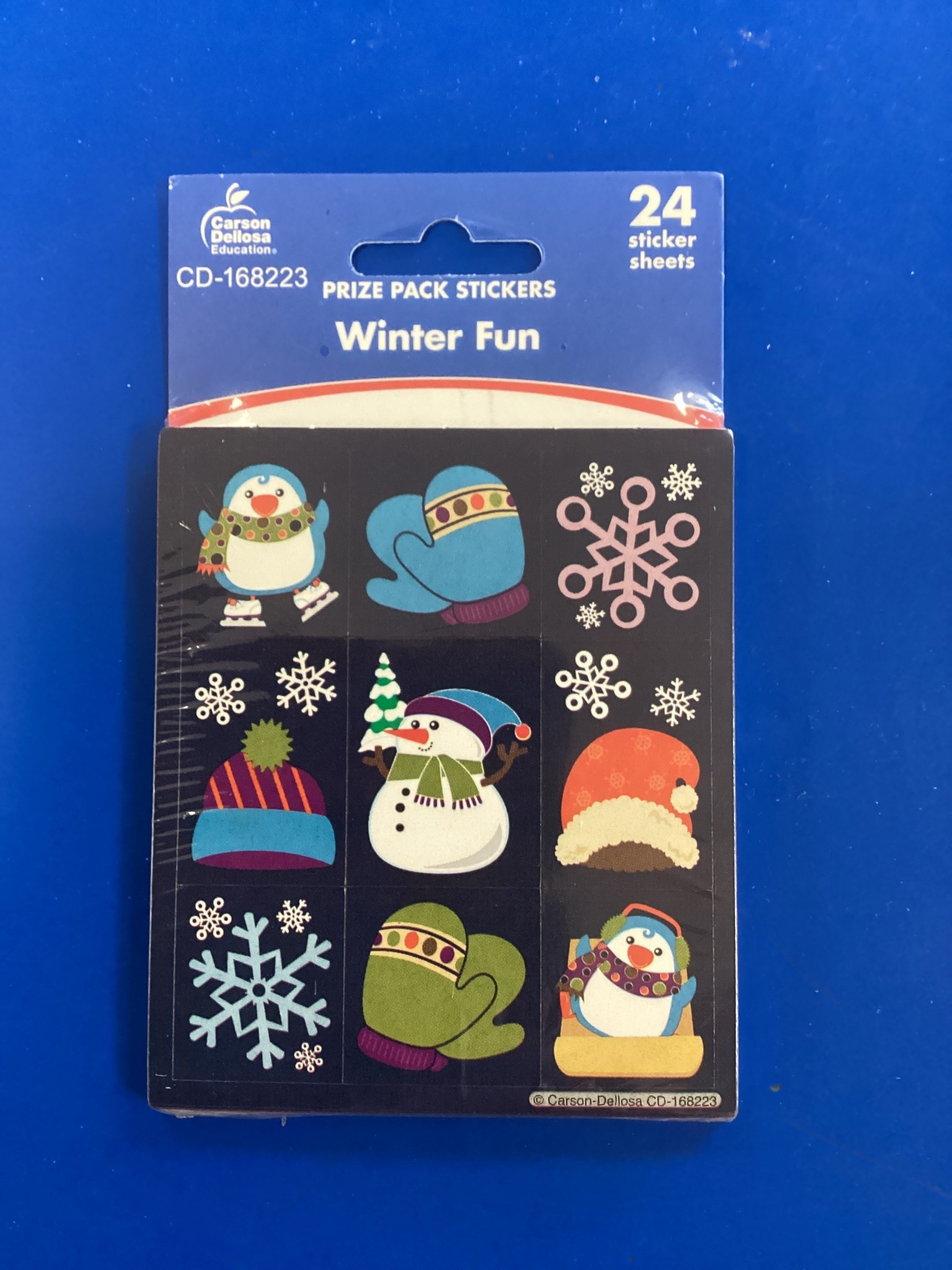 Winter Fun Prize Pack Stickers Winter Fun Prize Pack Stickers 24 sheets ...