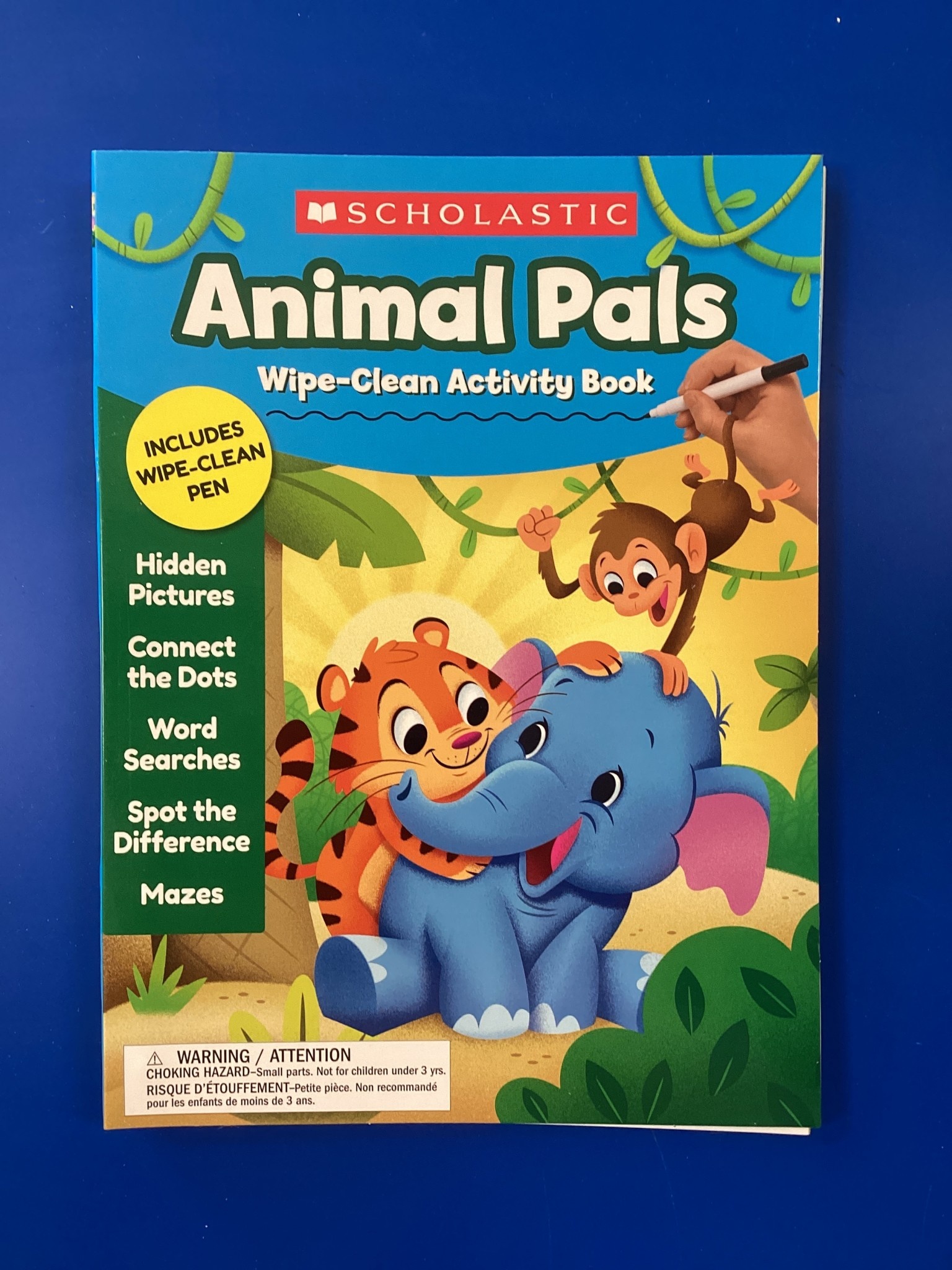 Animal Pals Wipe-Clean Activity Book - School Spot
