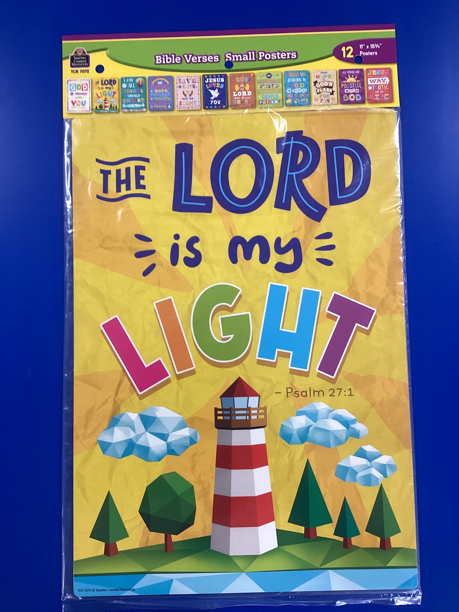 Bible Verses Small Poster Pack 12pc - School Spot