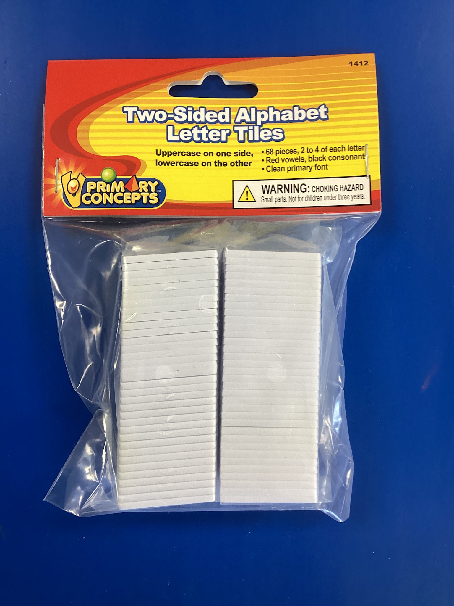 Two-Sided Alphabet Letter Tiles 68 pc - School Spot