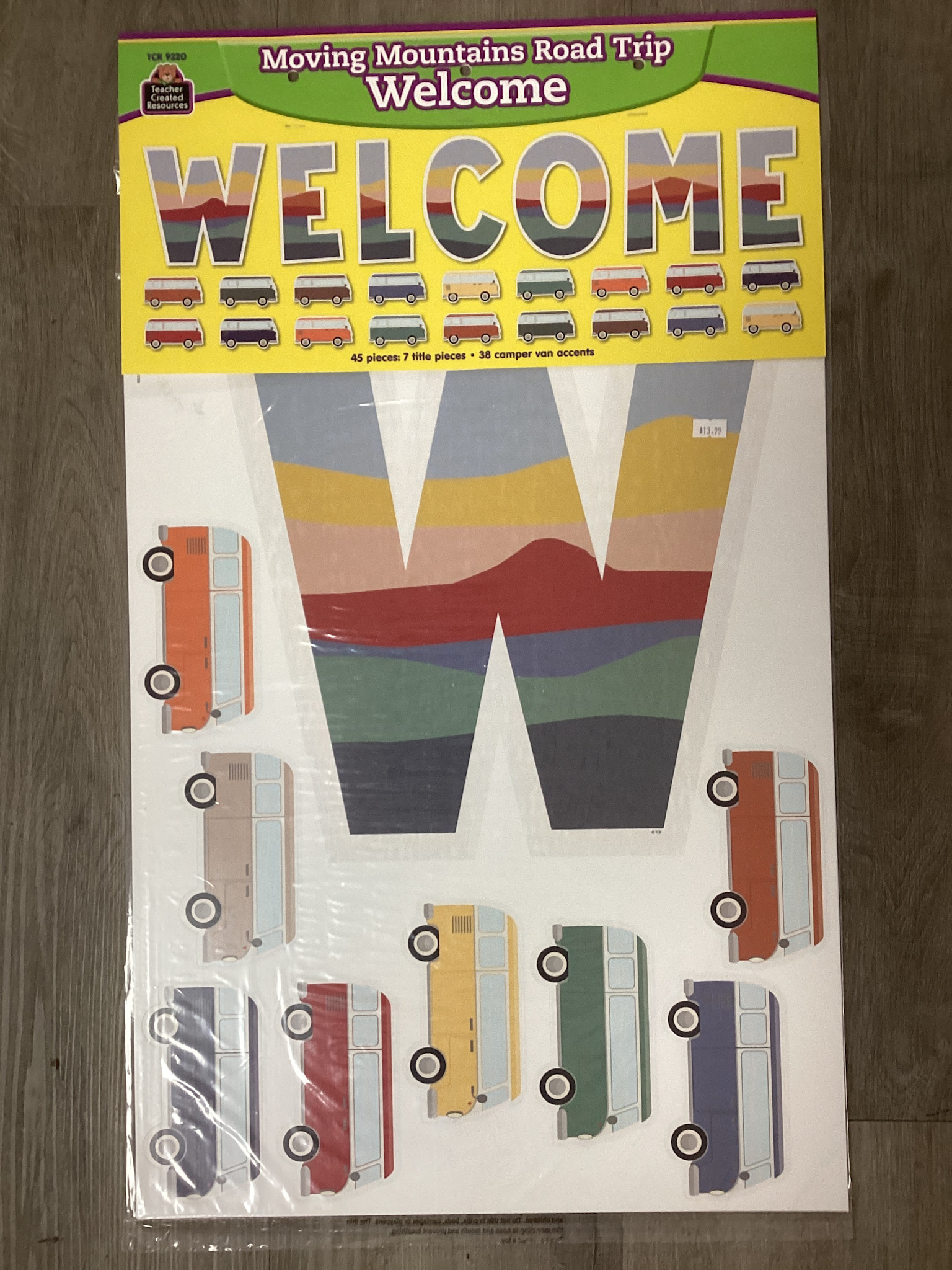 Moving Mountains Road Trip Welcome Bulletin Board - School Spot