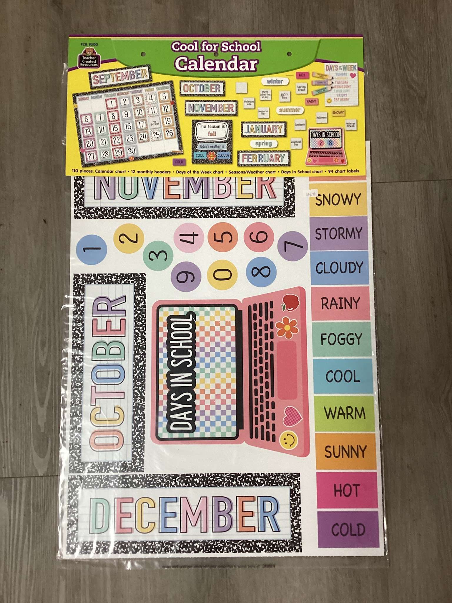 Cool for School Calendar Bulletin Board - School Spot