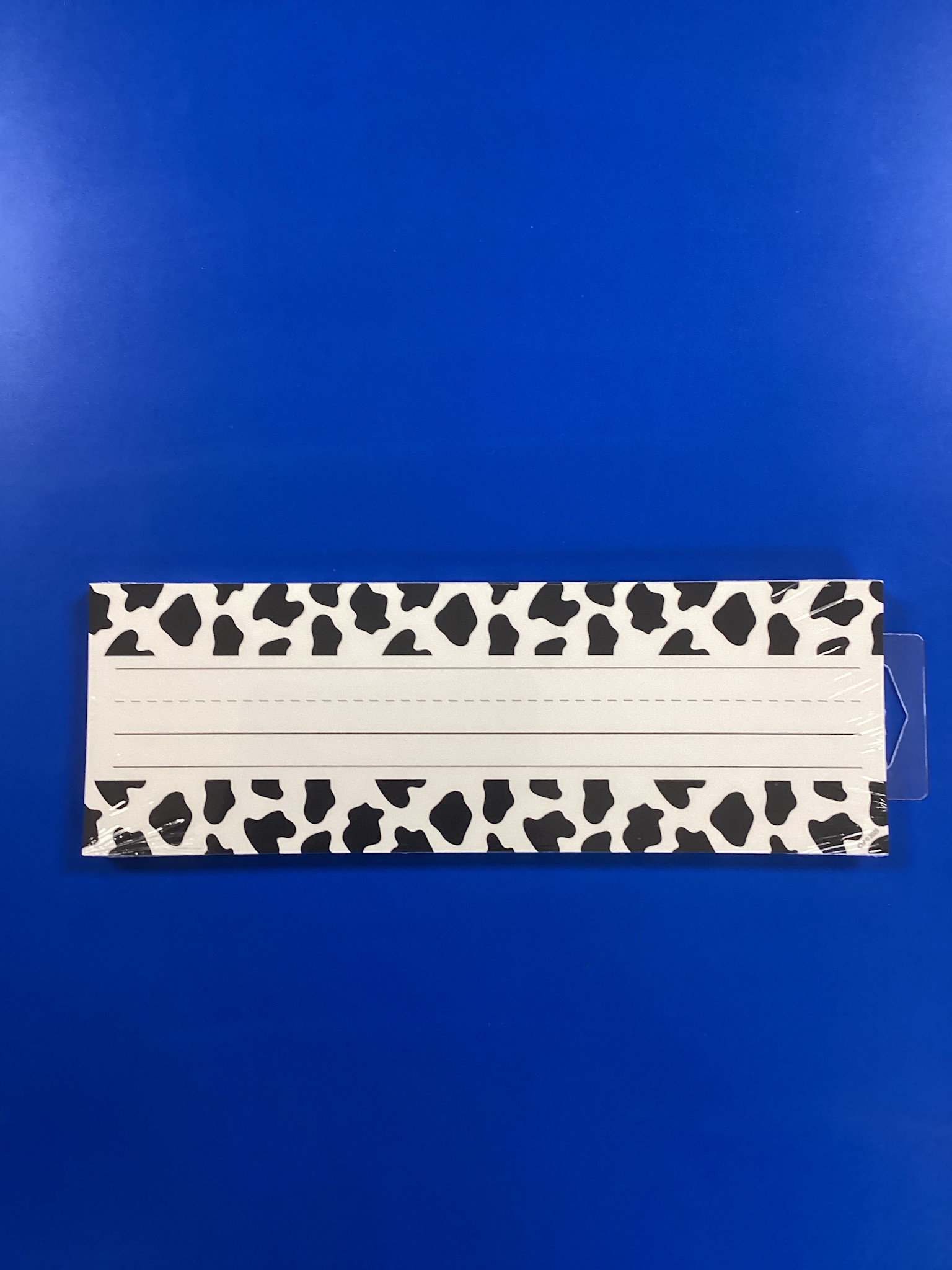 Farm Friends Cow Print Name Plates 36pc - School Spot