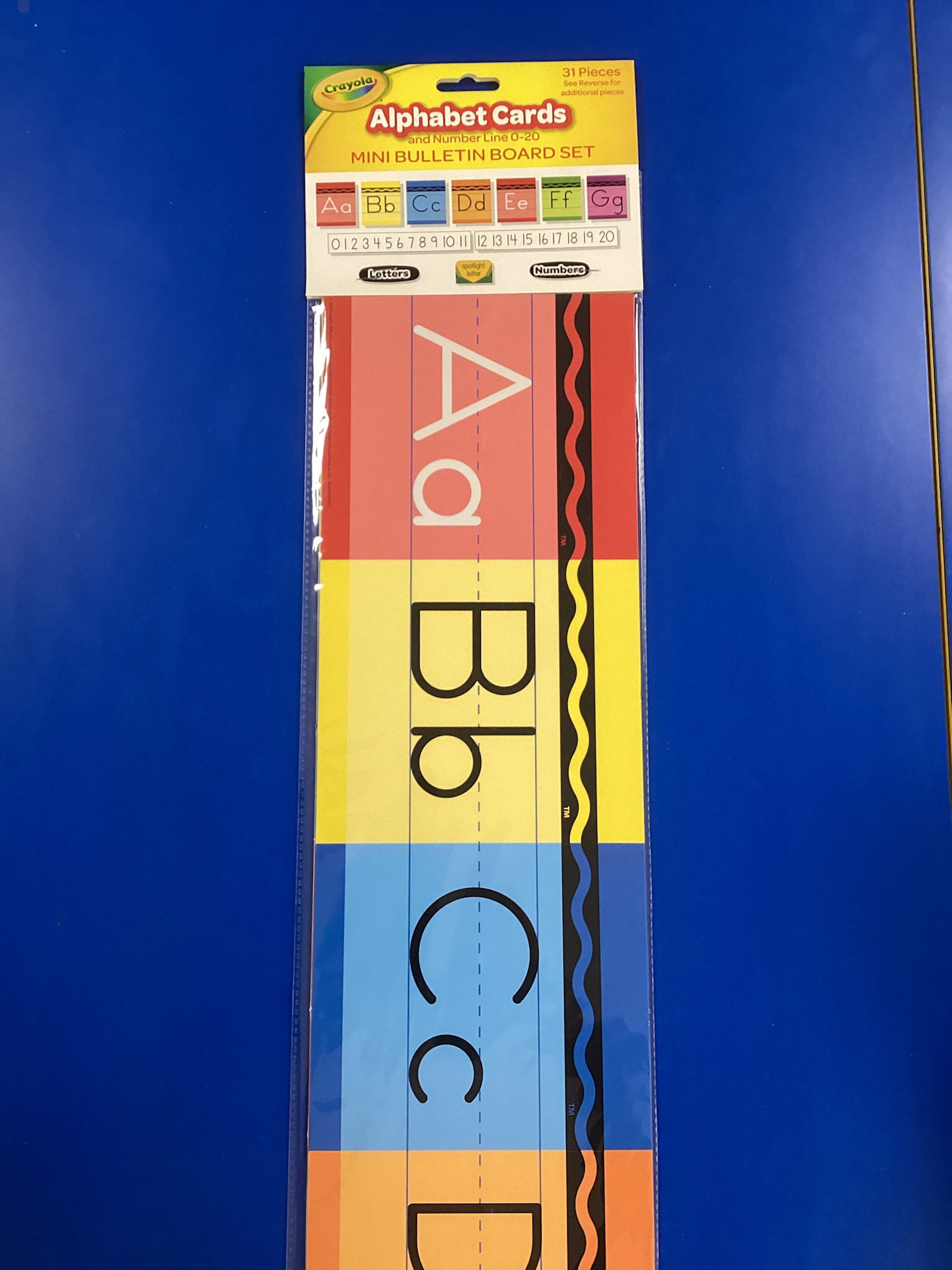 Crayola Alphabet Cards Mini Bulletin Board - School Spot