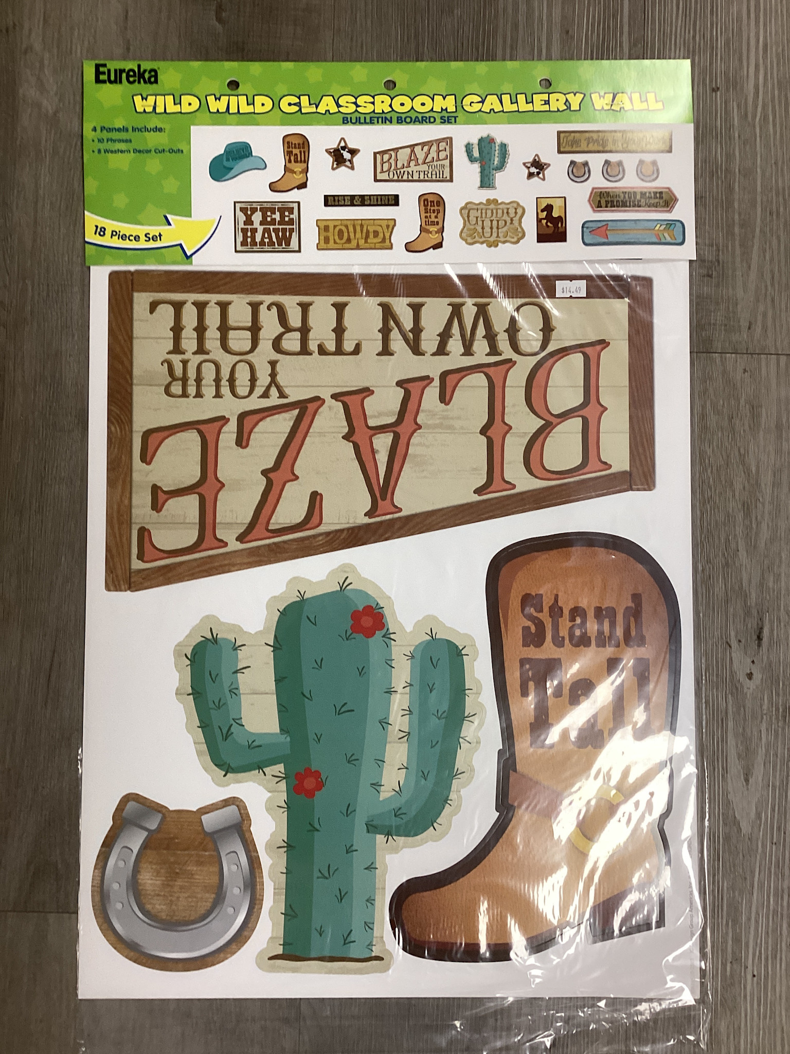 Wild Wild Classroom Gallery Wall Bulletin Board - School Spot