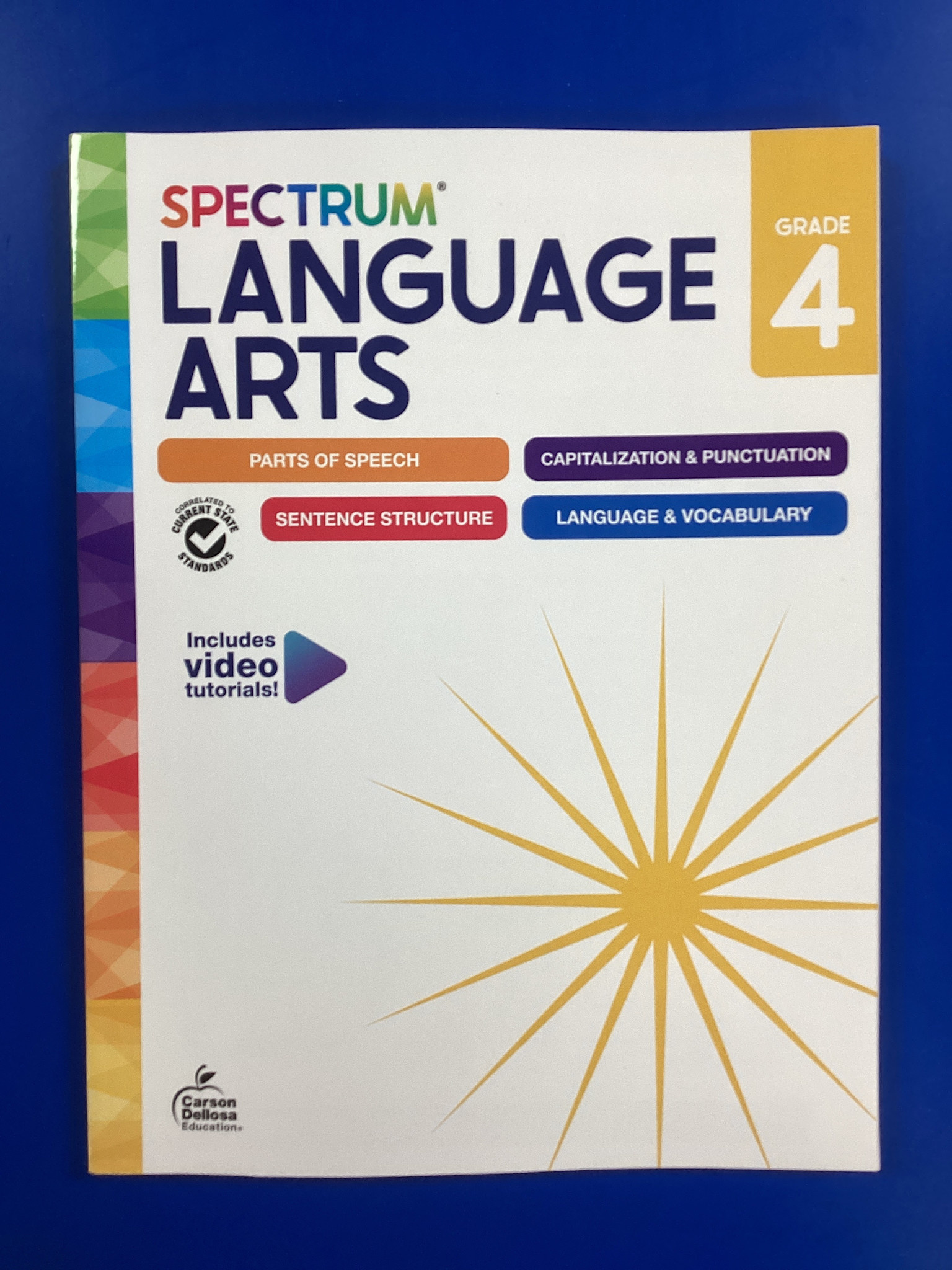 Spectrum Language Arts 4 with Video Tutorials - School Spot