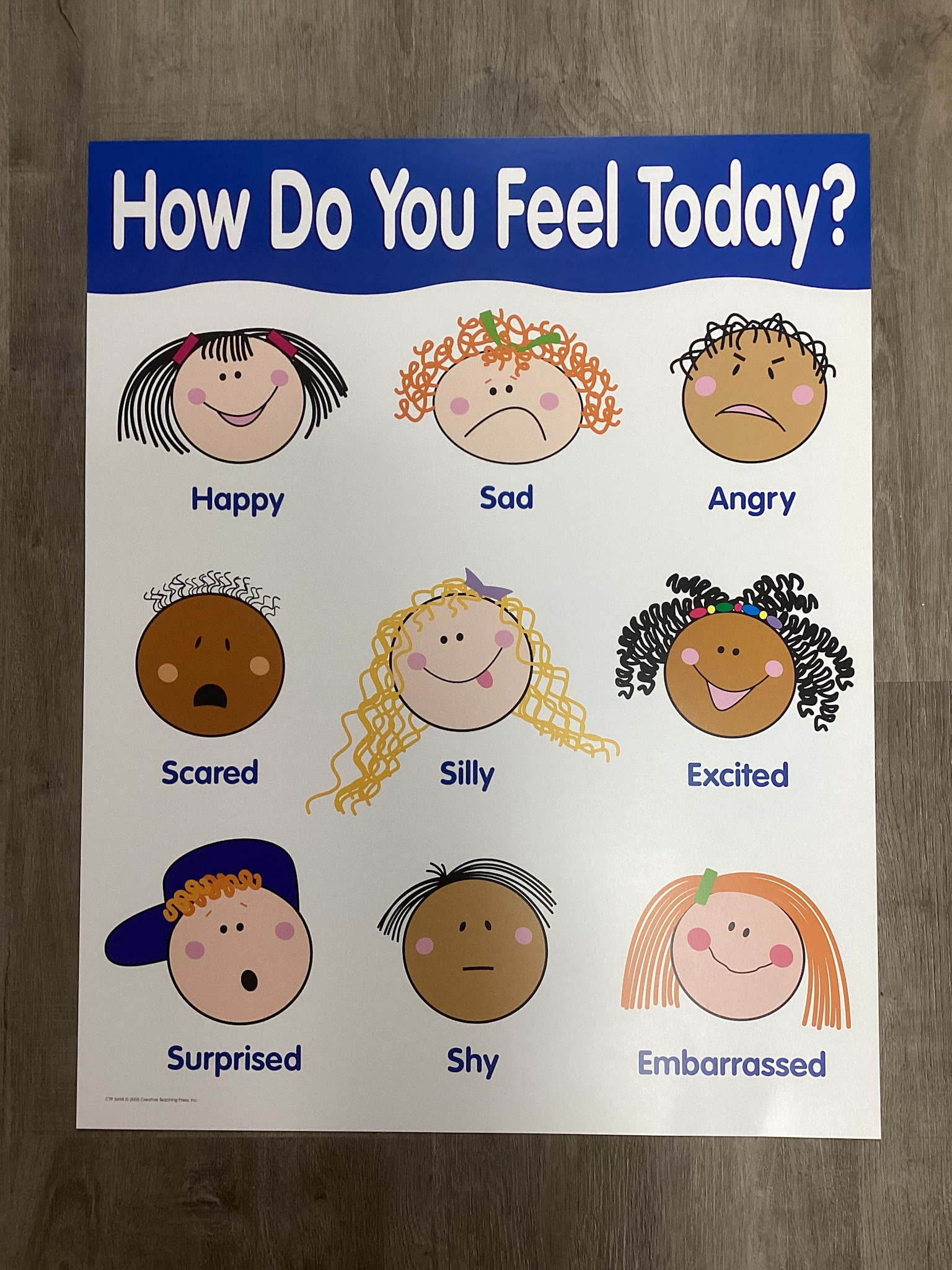 Stick Kids How Do You Feel Today? Chart - School Spot