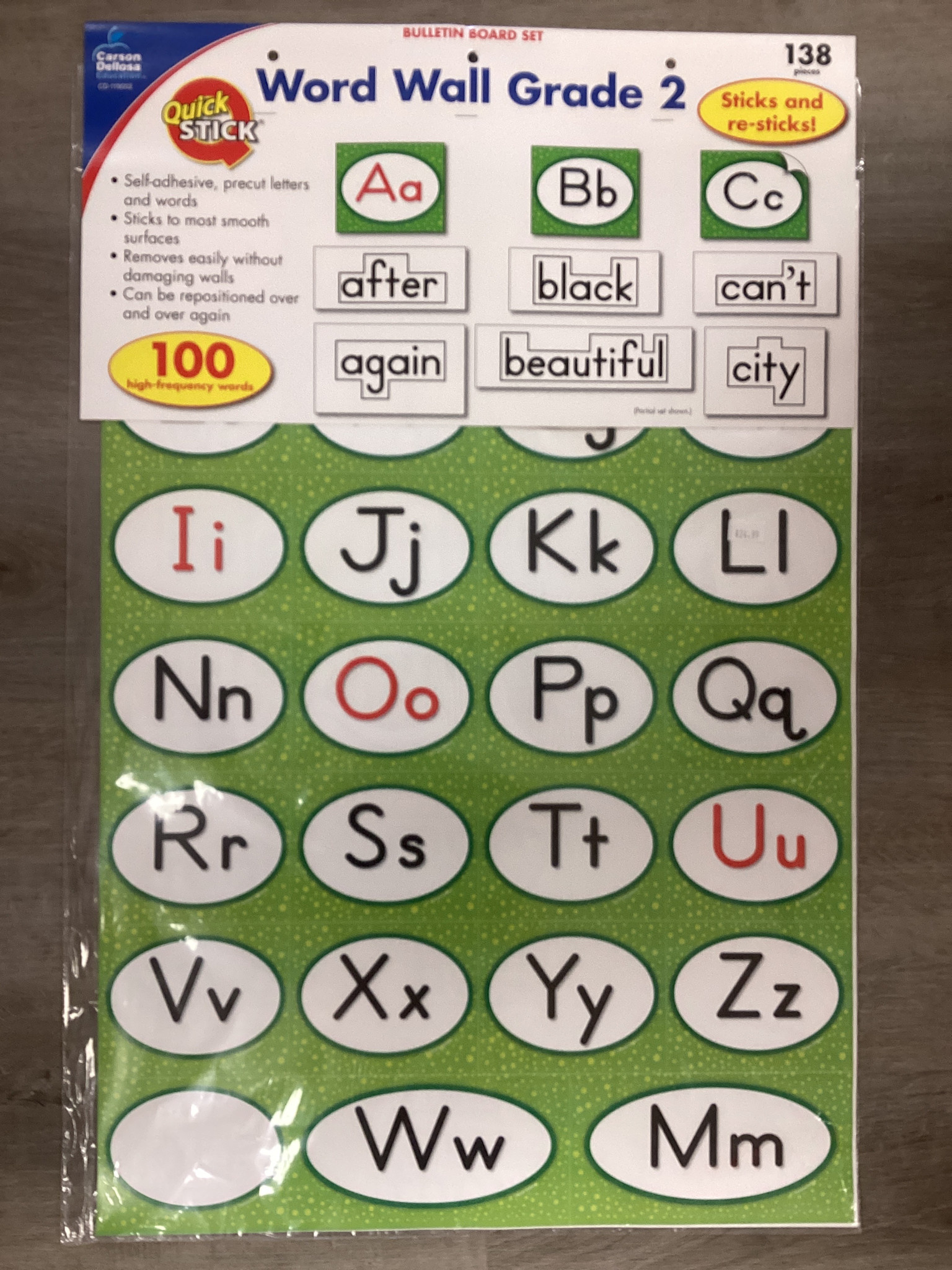 Word Wall Grade 2 Bulletin Board Set - School Spot