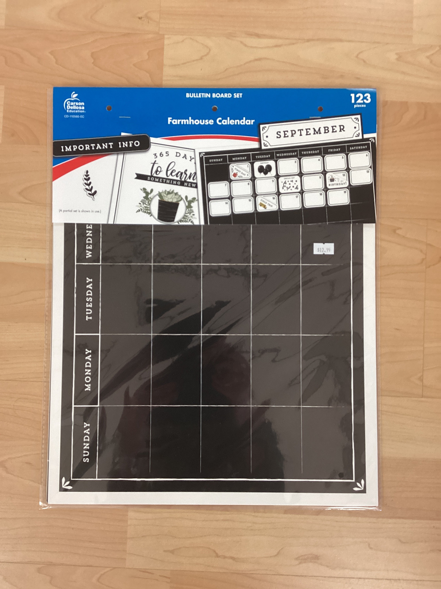 Farmhouse Calendar Bulletin Board Set - School Spot