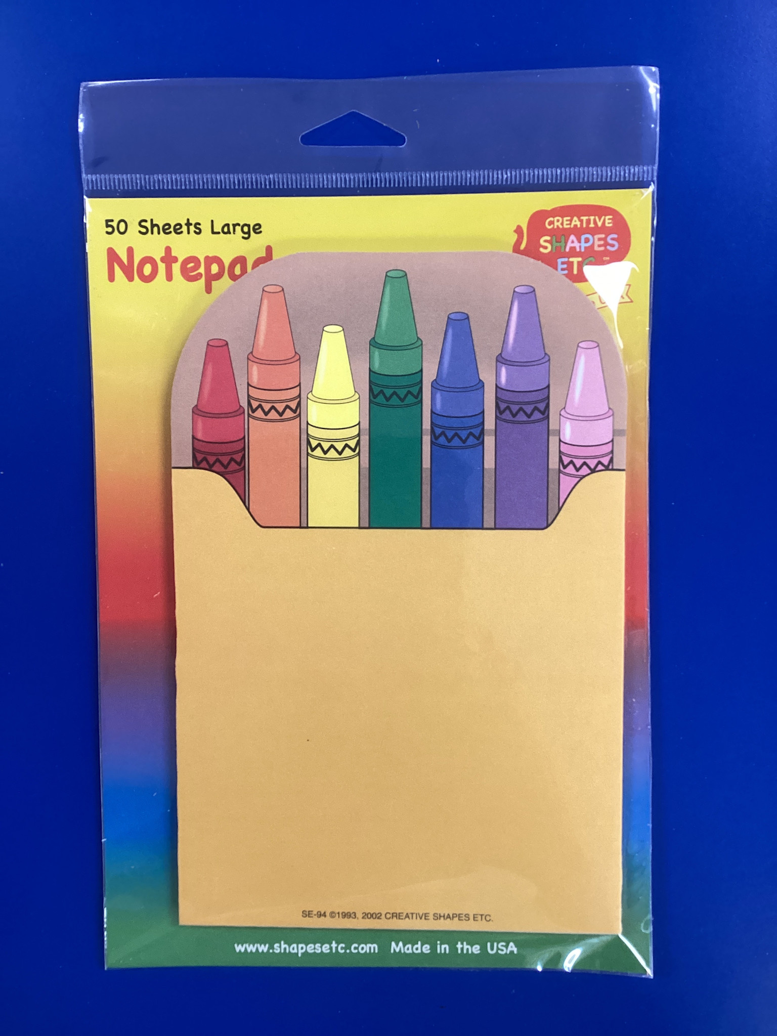 Crayon Box Notepad 50 sheets - School Spot