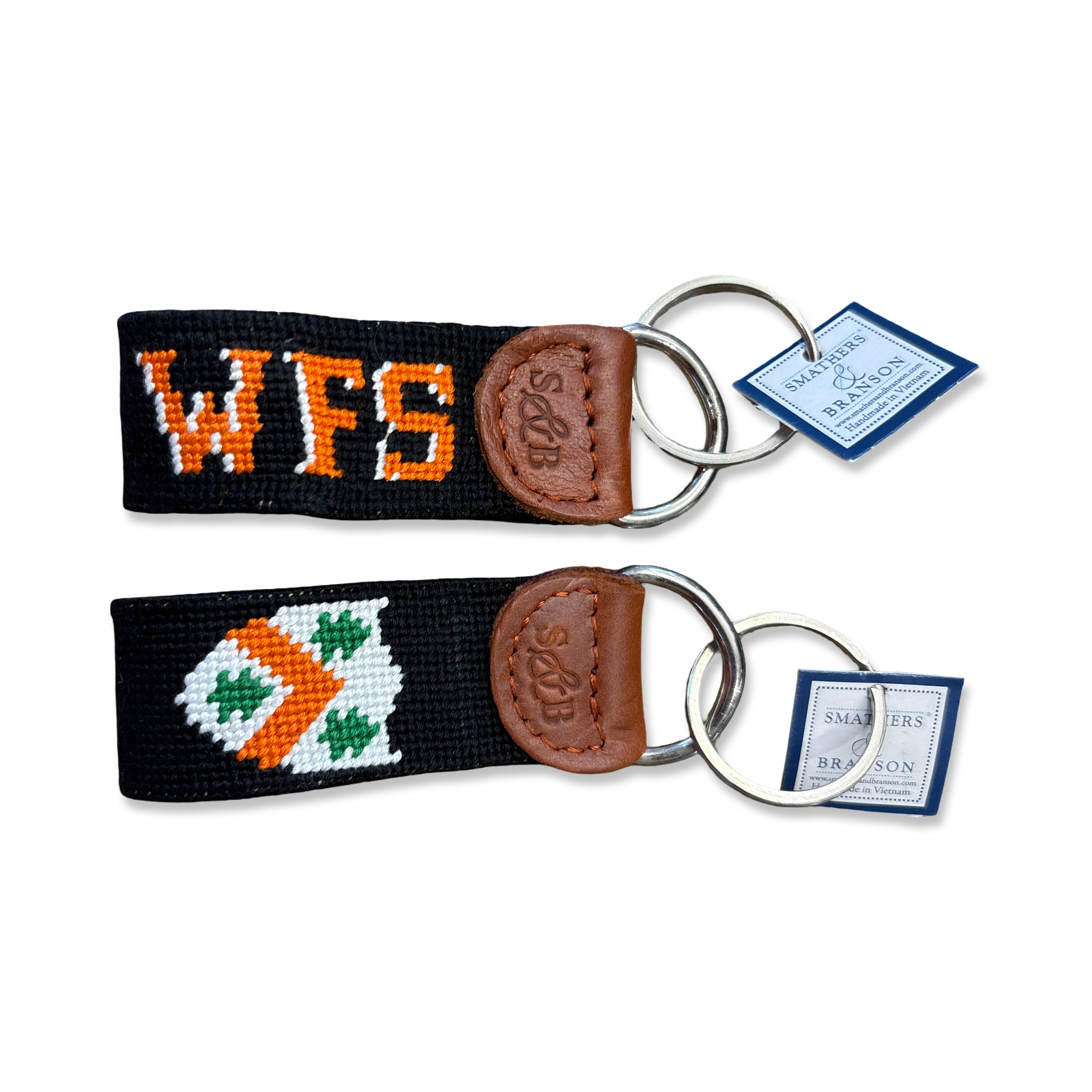 Smathers and Branson Black Key Fob WFS - Woodberry School Store