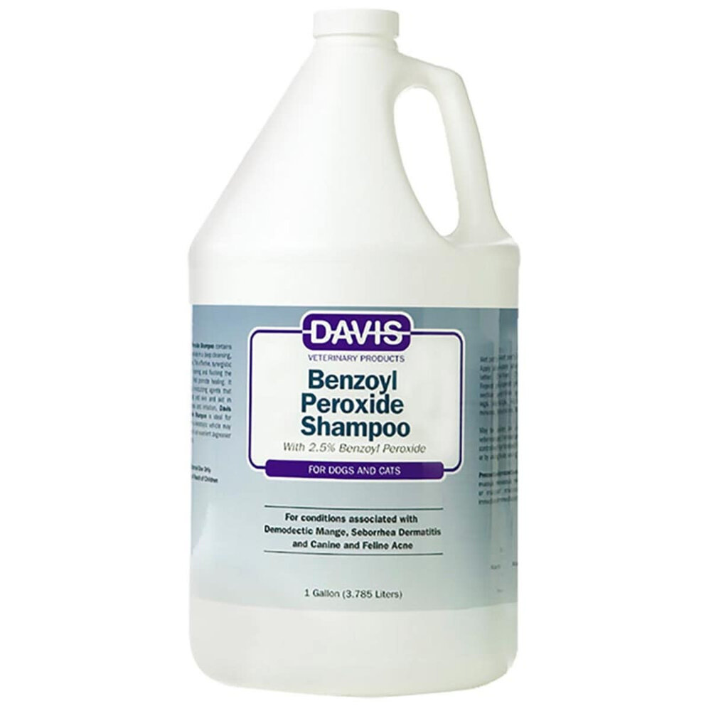Davis Davis Benzoyl Peroxide Shampoo 1 Gallon - AHP PET & GROOMING