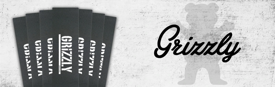GRIZZLY Skateboard Grip Tape Assorted patterns - Port Kennedy Cycles ...