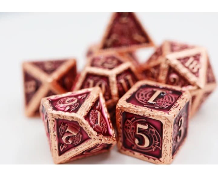 Bardic Song Allegro RPG Dice Set with Sanctum Logo - Sanctum Games